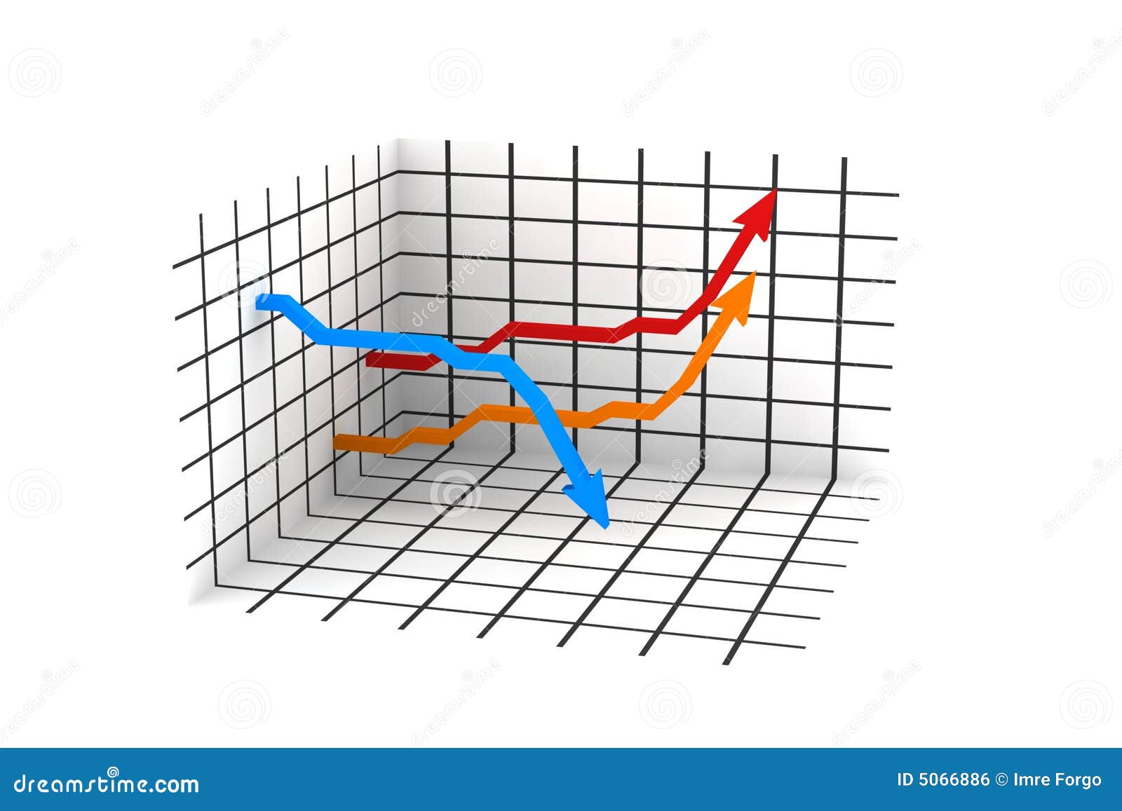 3d statistics stock illustration. Illustration of marketing - 5066886