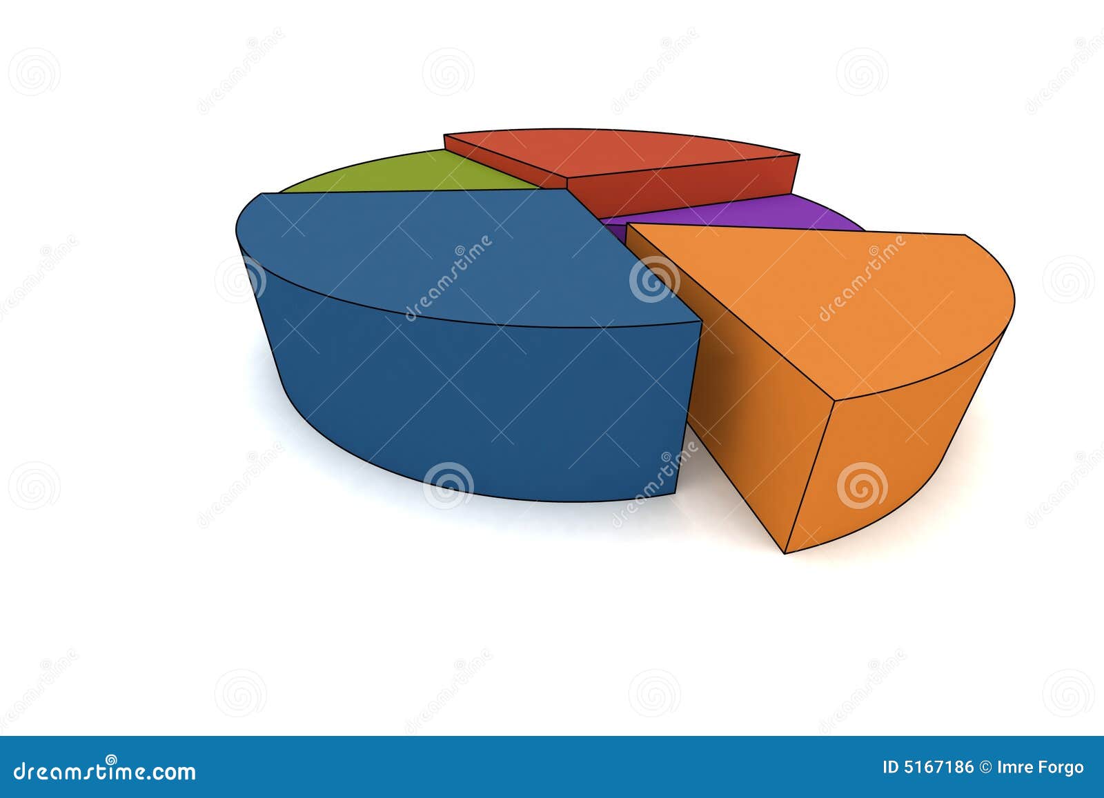 3d Statistics Picture. Image: 5167186