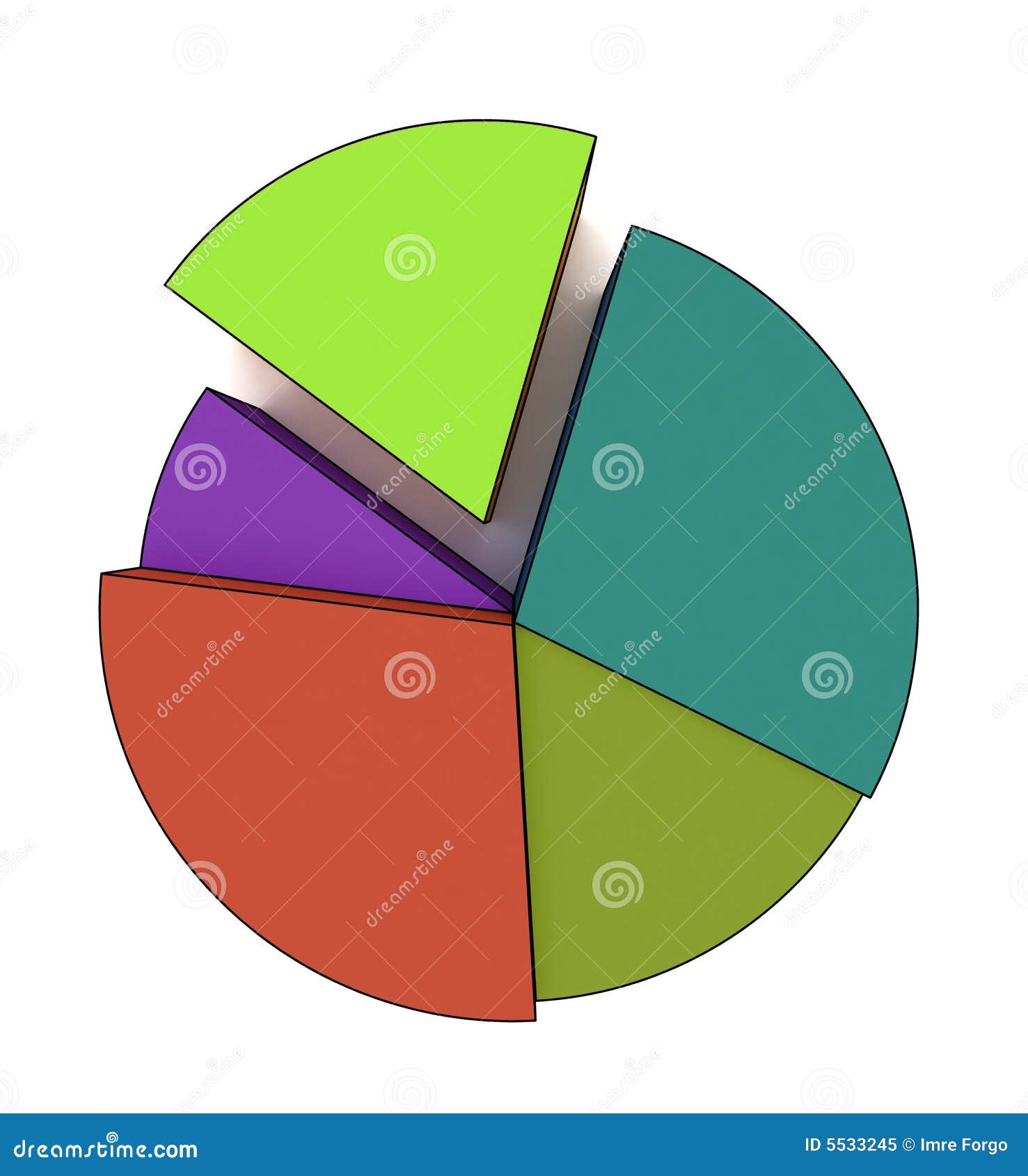 3d statistics stock illustration. Illustration of isolated - 5533245