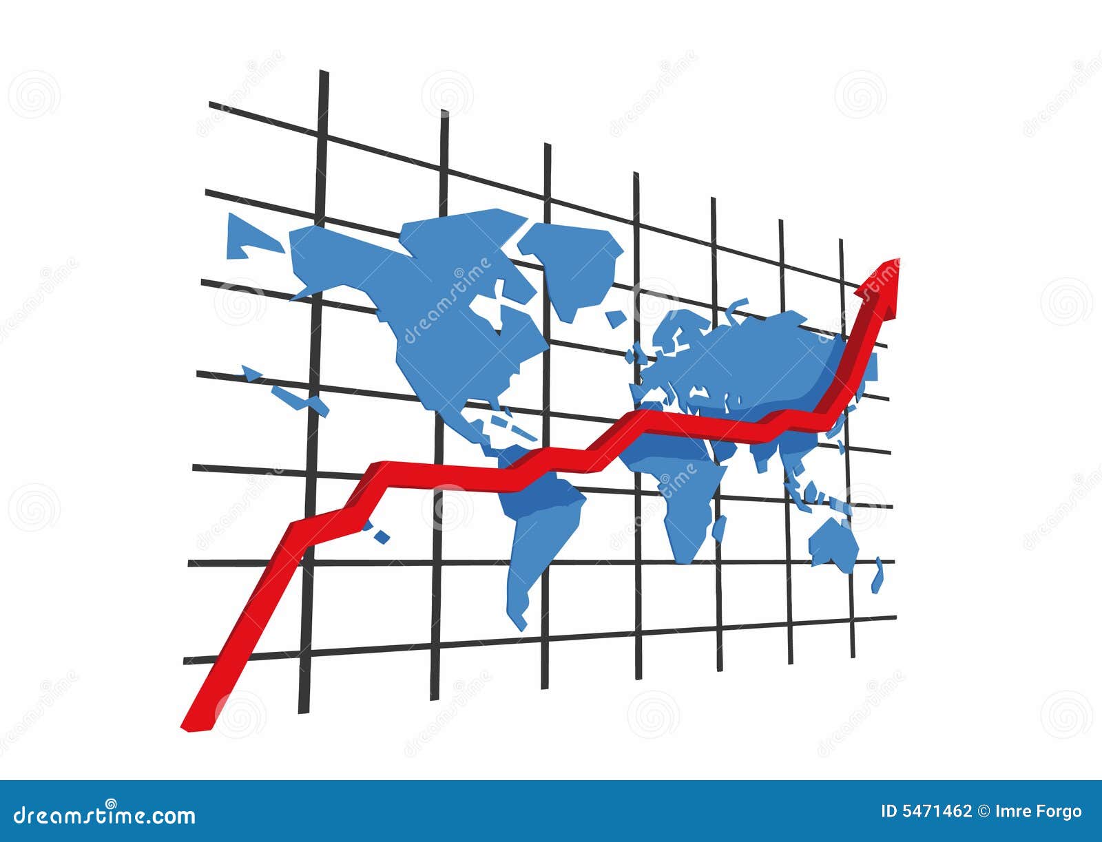 3d statistics - world map stock vector. Illustration of finance - 5471462