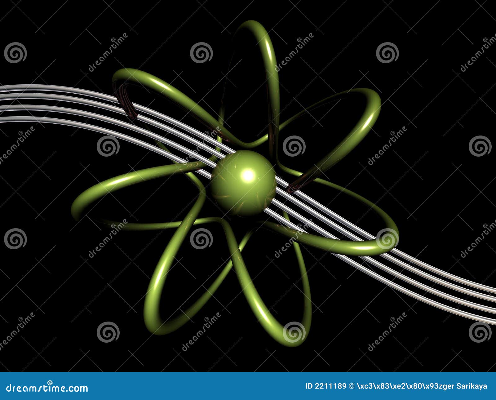 3d steel flower stock illustration. Illustration of pattern - 2211189