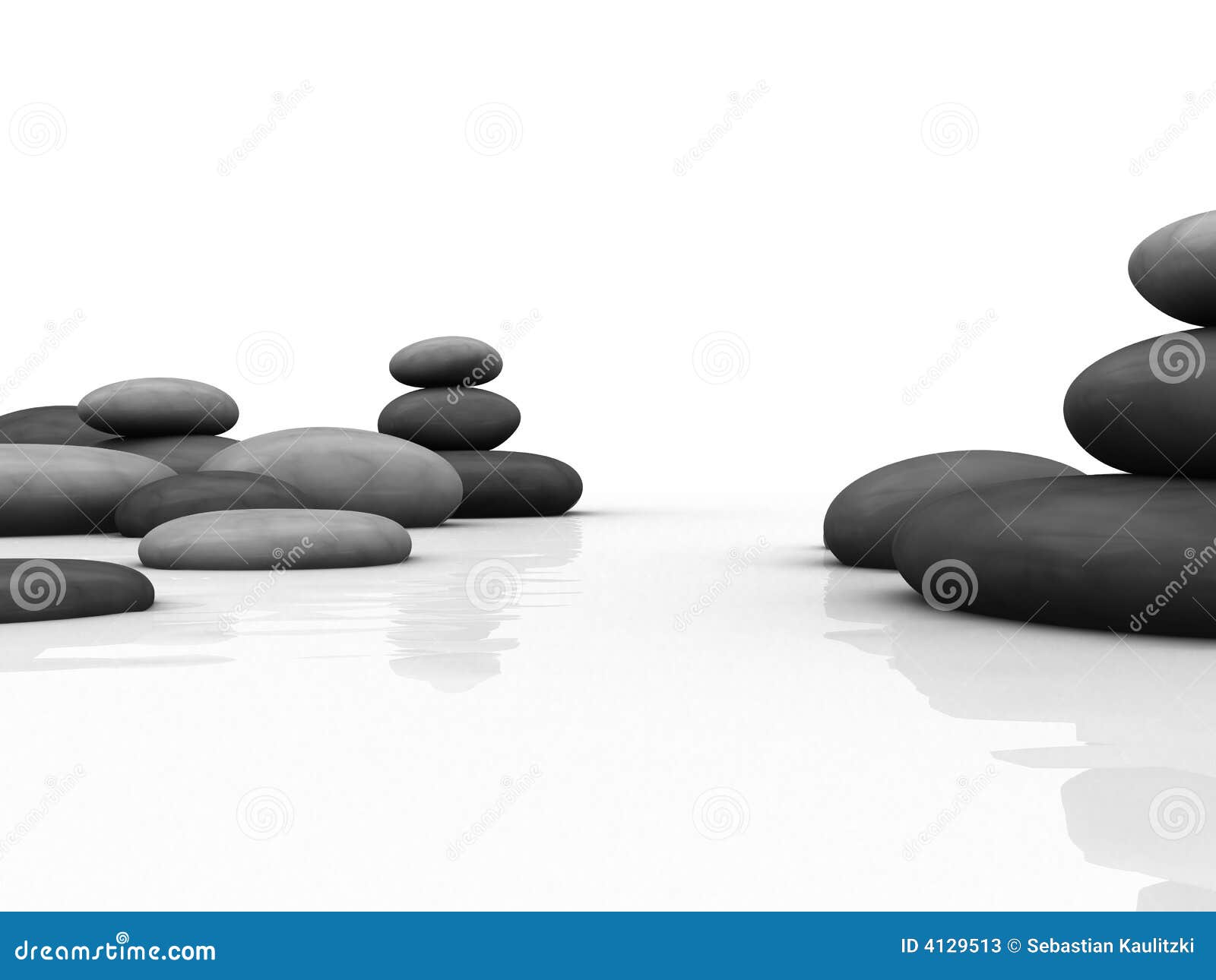 3d stones stock illustration. Illustration of passive - 4129513