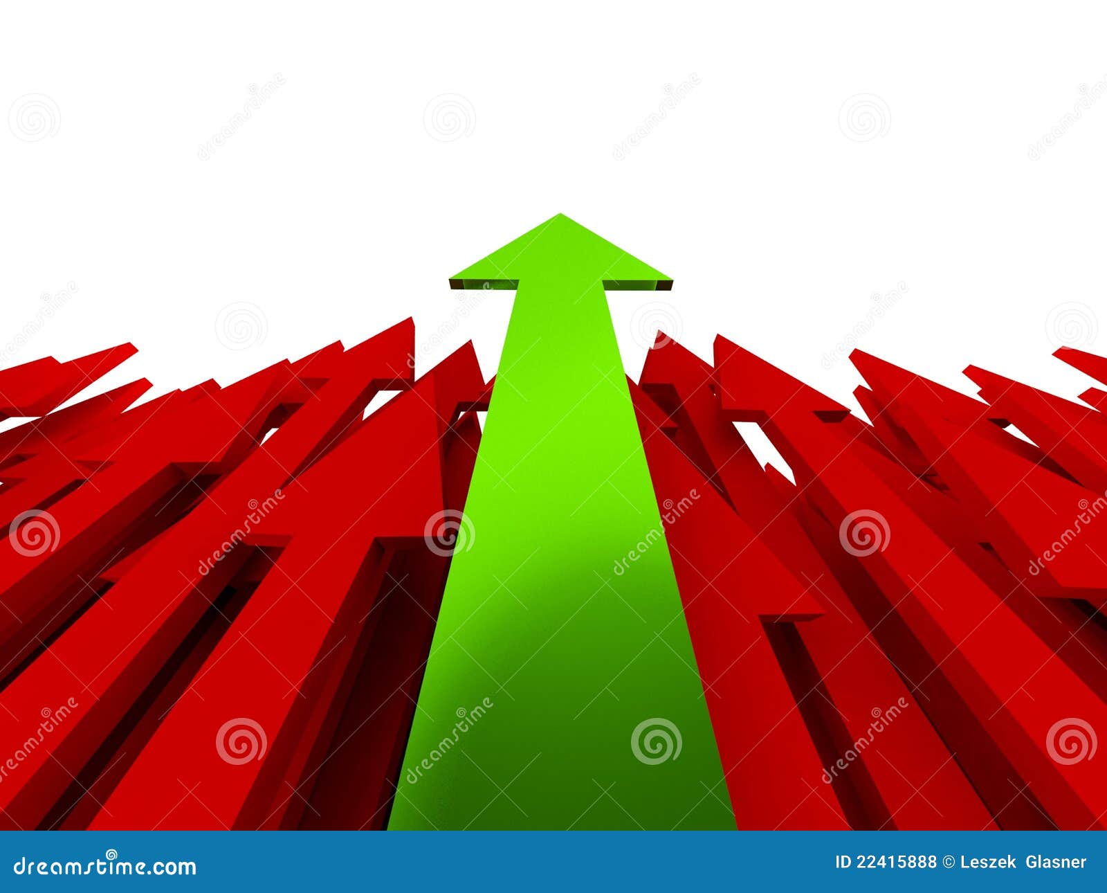 3d success arrow stock illustration. Illustration of competition - 22415888