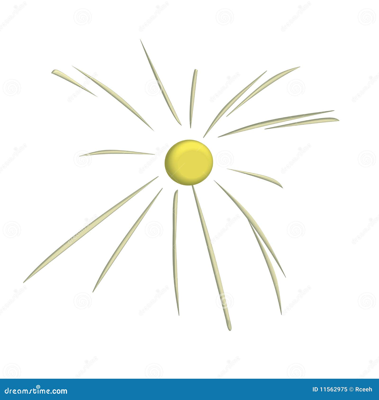 3D sun stock vector. Illustration of clip, warm, icon - 11562975