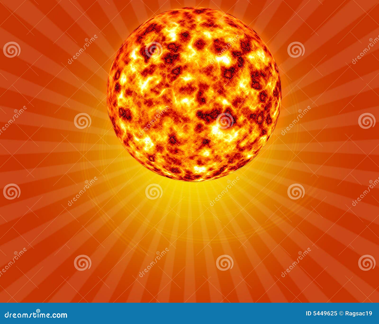 3D sun stock illustration. Illustration of exploration - 5449625