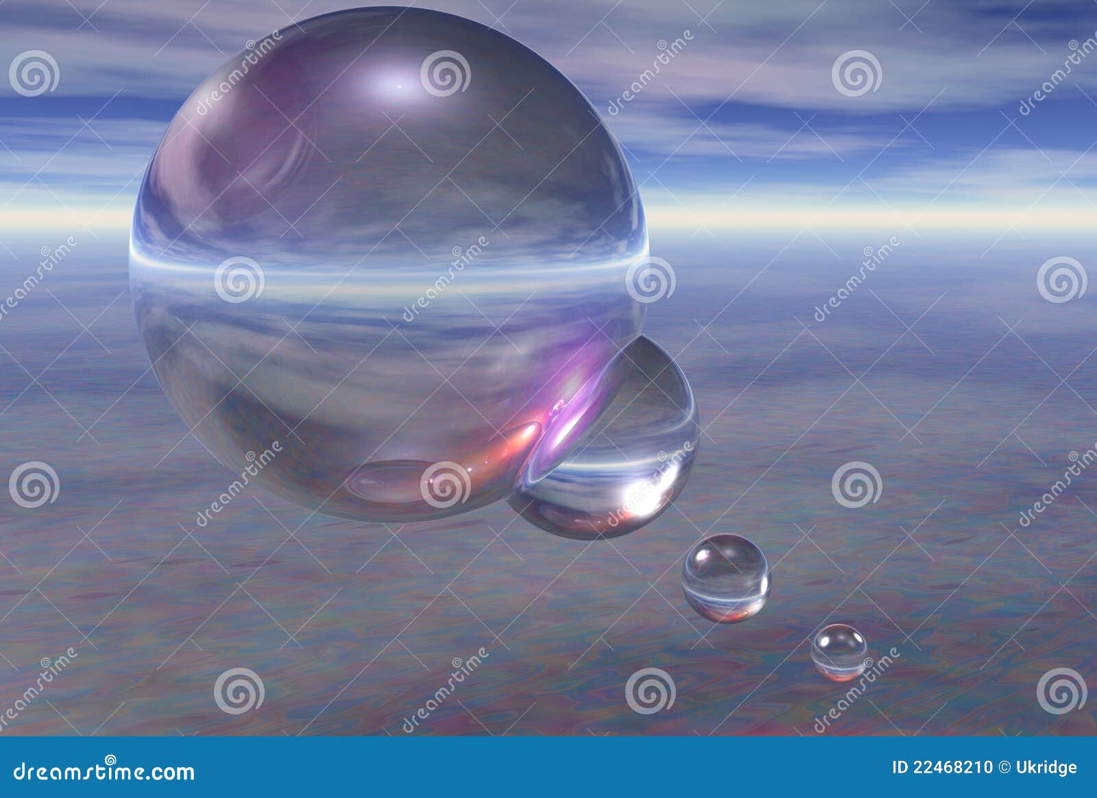 3D Surreal Spheres Royalty-Free Stock Image | CartoonDealer.com #22468210