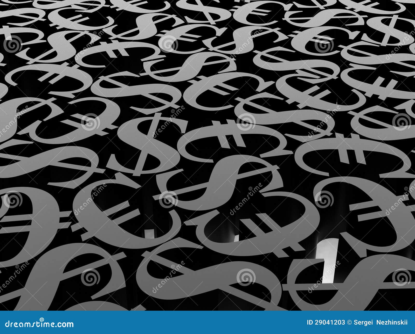 3d symbol euro and dollar stock illustration. Illustration of emblem ...