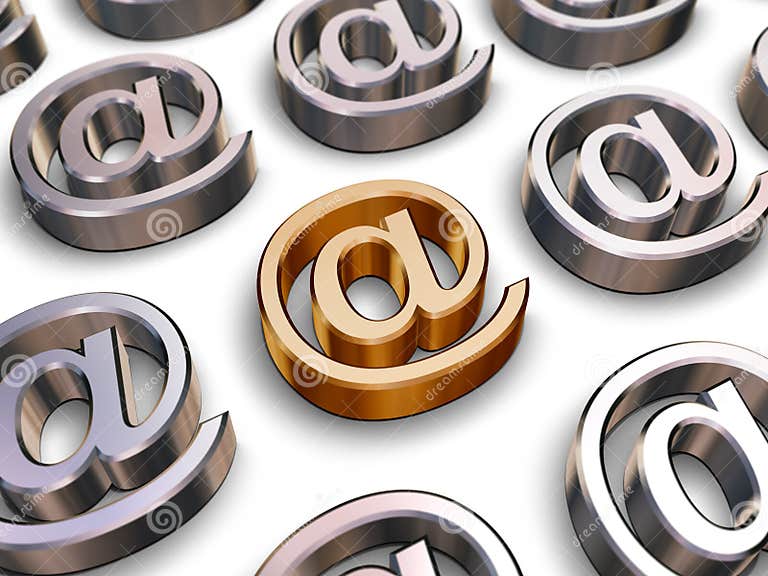 3D at symbols stock illustration. Illustration of symbol - 563295