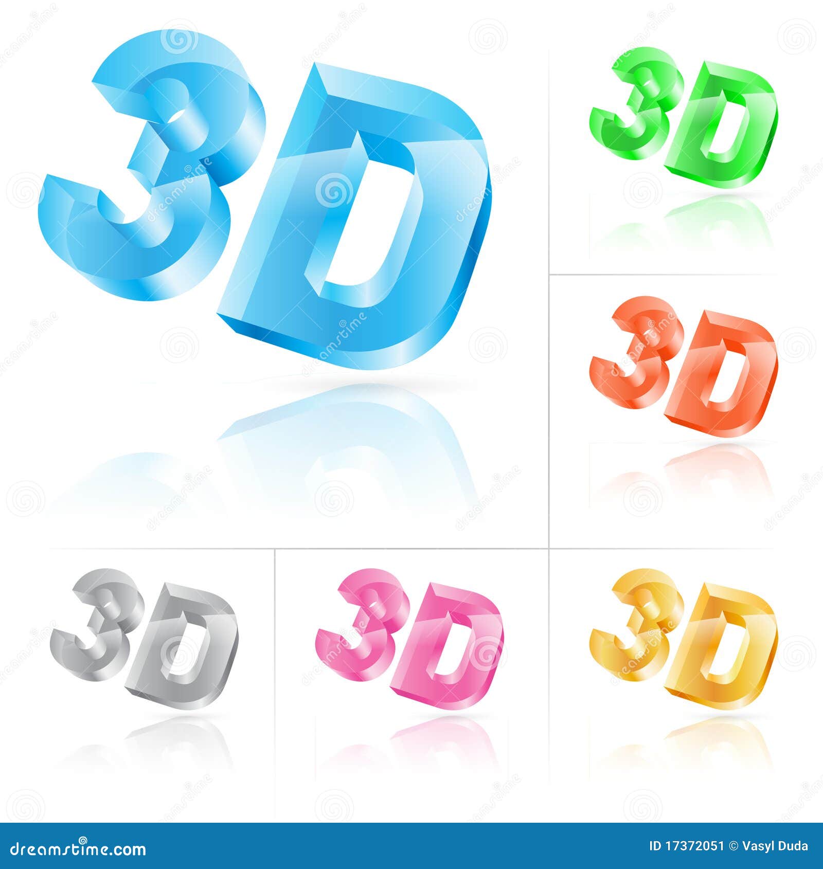 3d symbool vector illustratie. Illustration of toeschouwer - 17372051