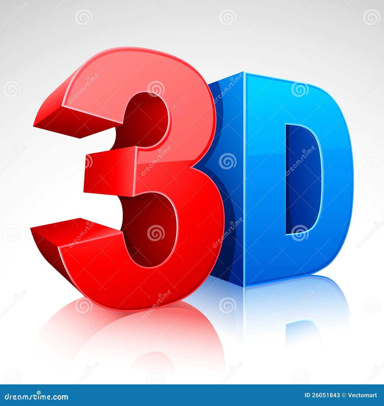 3D Symbool van Word vector illustratie. Illustration of grafisch - 26051843