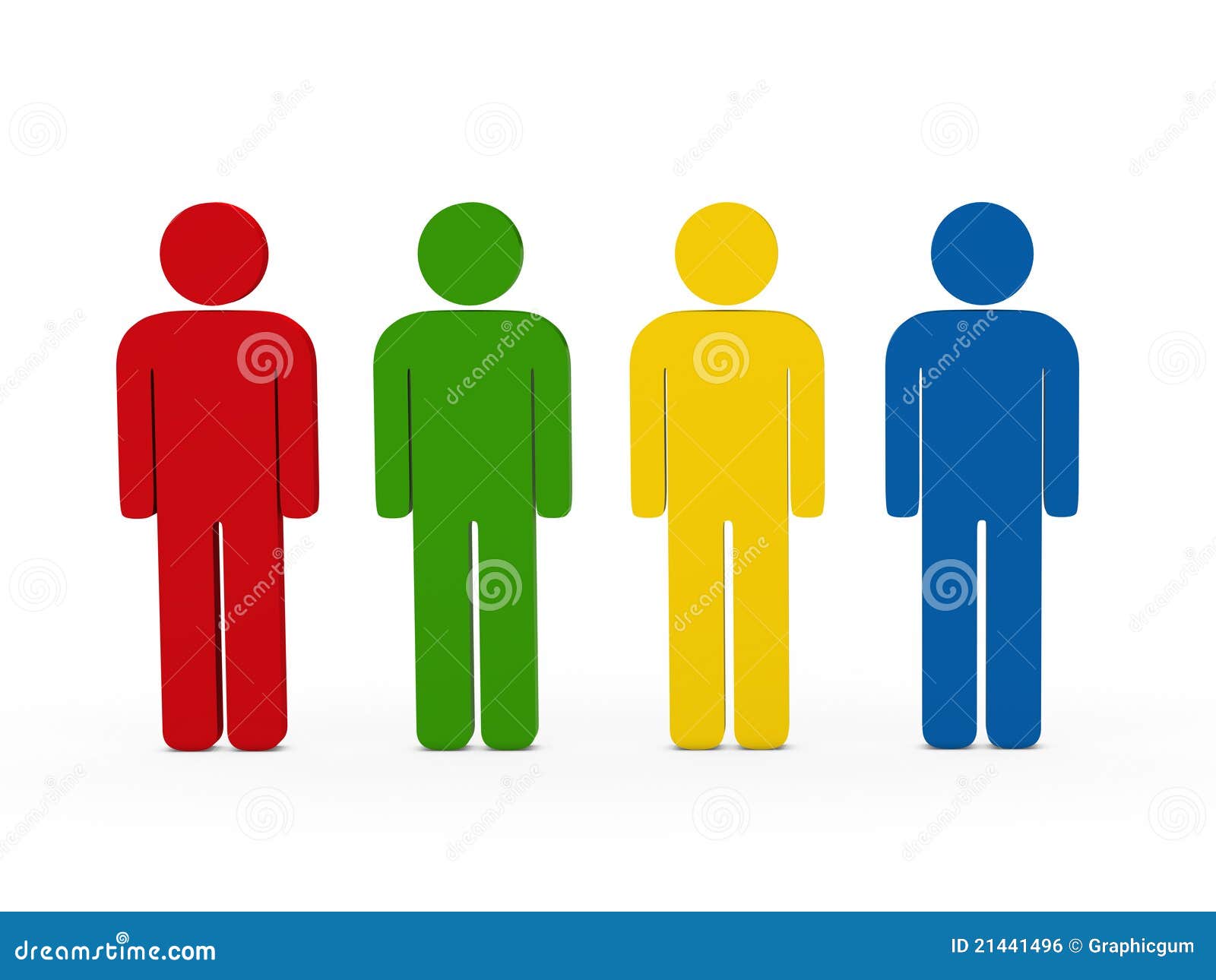 3d team series business stock illustration. Illustration of partner ...