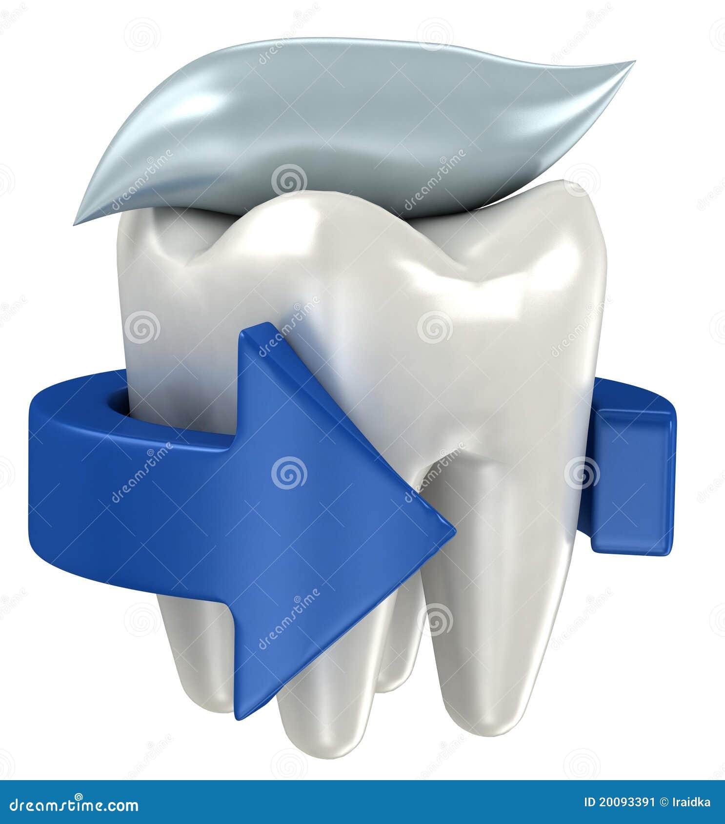 3d teeth isolated stock illustration. Illustration of human - 20093391