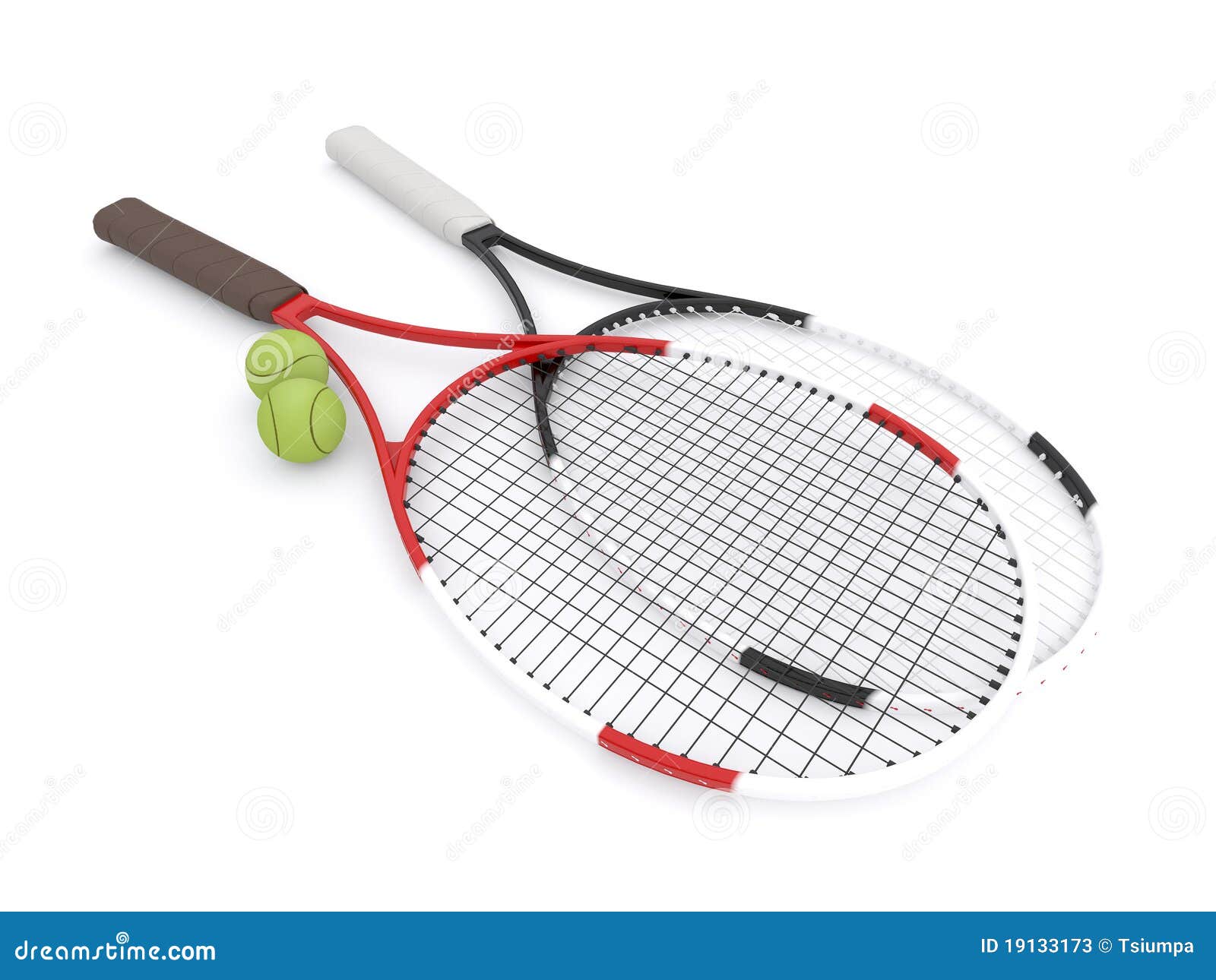 3d tennis rackets stock illustration. Illustration of isolated - 19133173