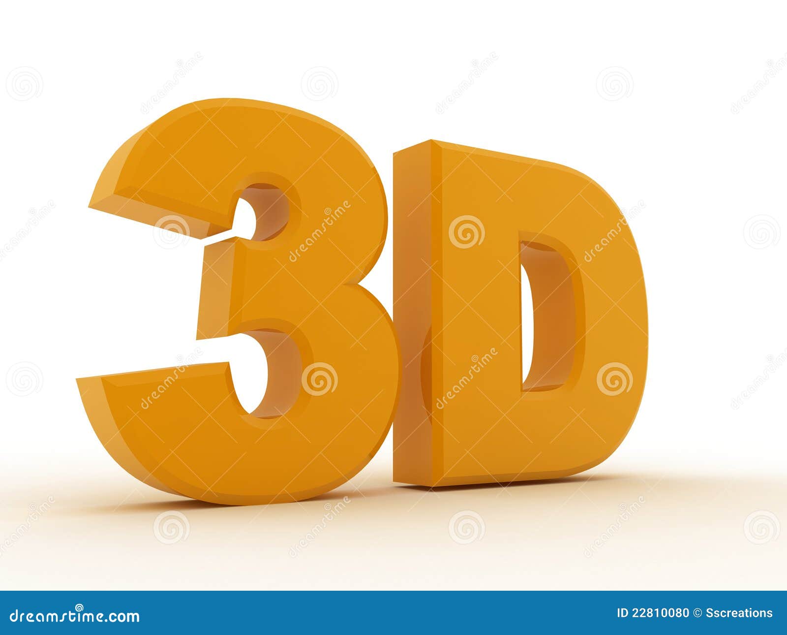 3d text stock illustration. Illustration of bold, eyesight - 22810080