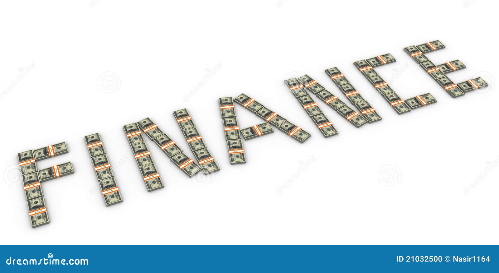 3d text finance stock illustration. Illustration of bill - 21032500