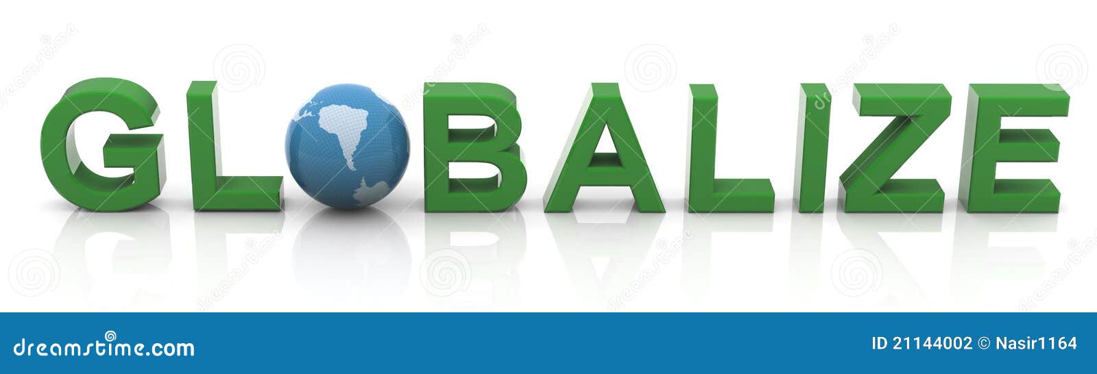 3d text globalize stock illustration. Illustration of trade - 21144002
