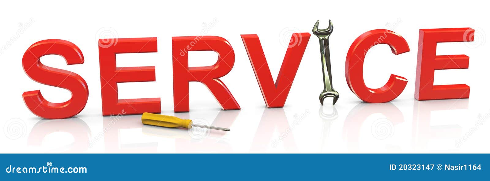 3d text service stock illustration. Illustration of help - 20323147