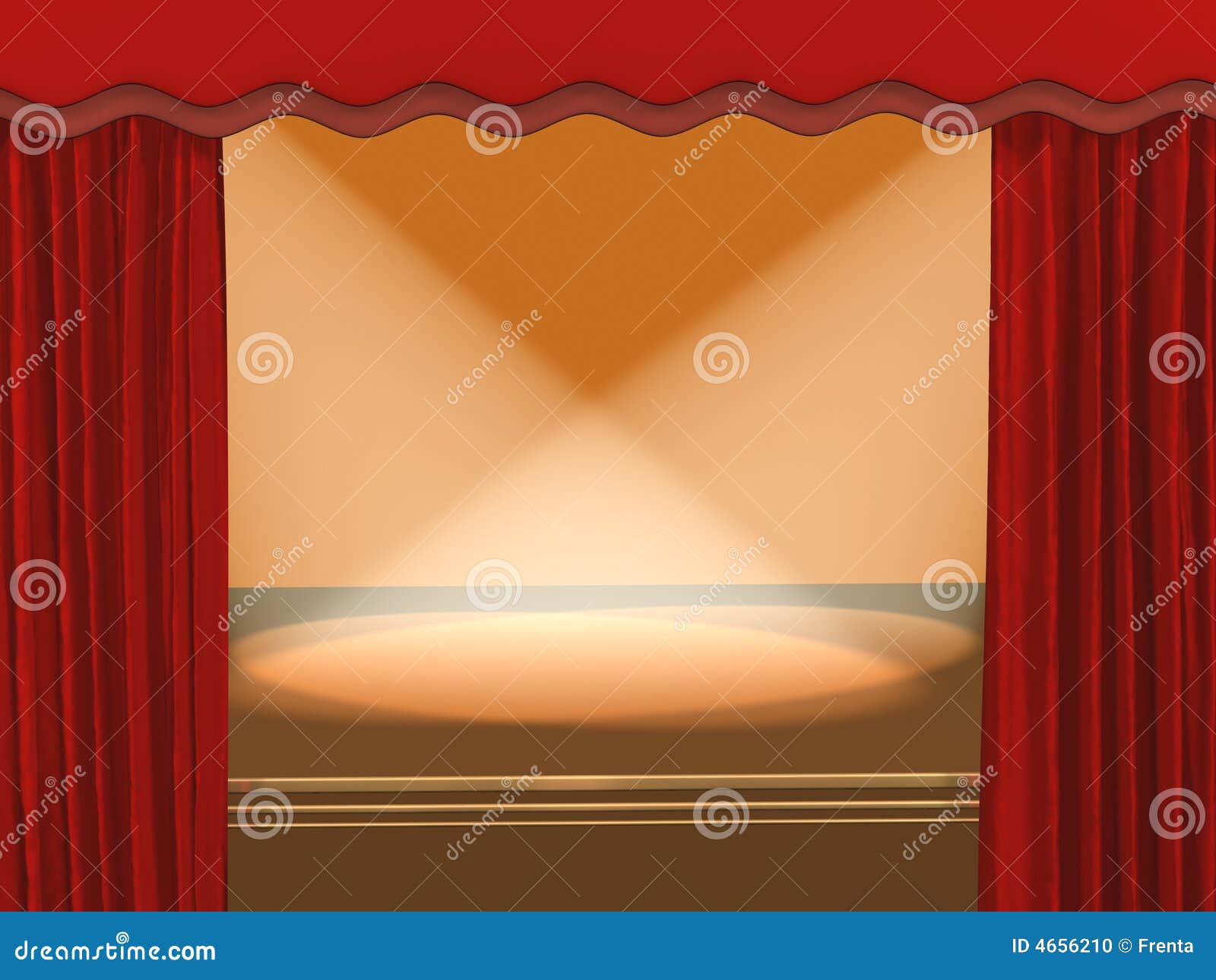 Cartoon Stage Background