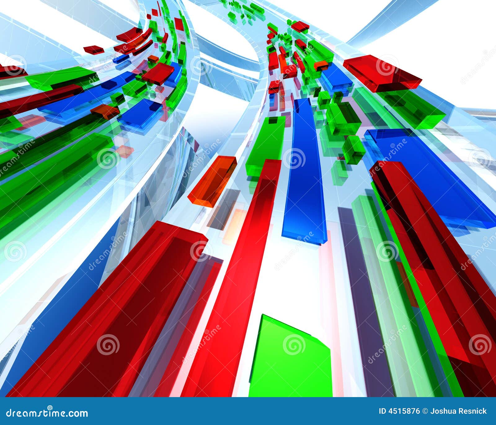 3D traffic abstract stock illustration. Illustration of abstractly ...