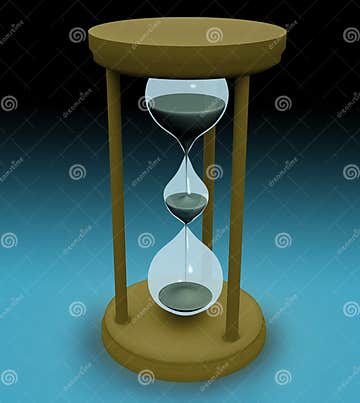 3d triple hourglass stock illustration. Illustration of triple - 103738