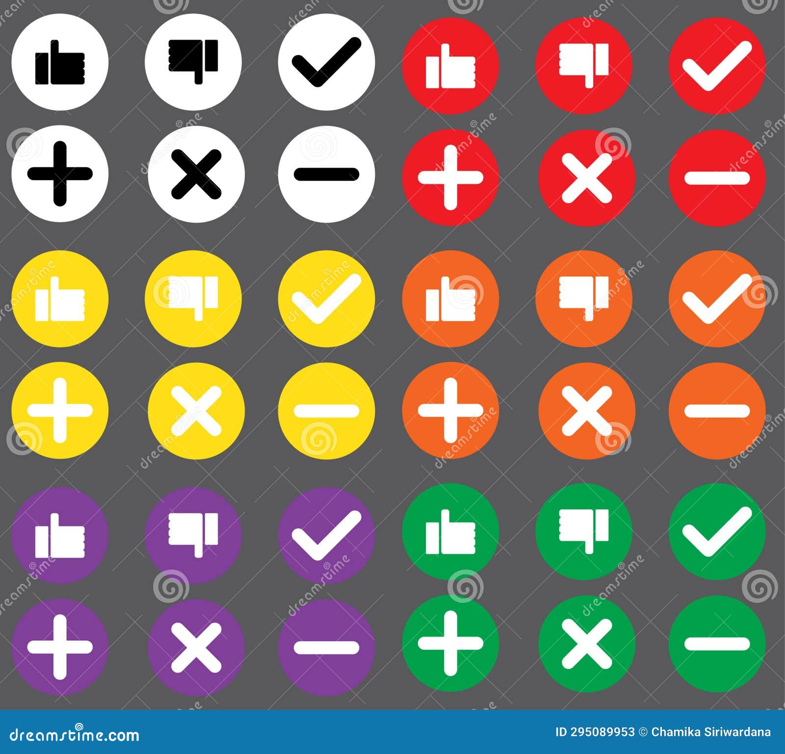 Checkmark Cross On White Background. Isolated Vector Sign Symbol ...