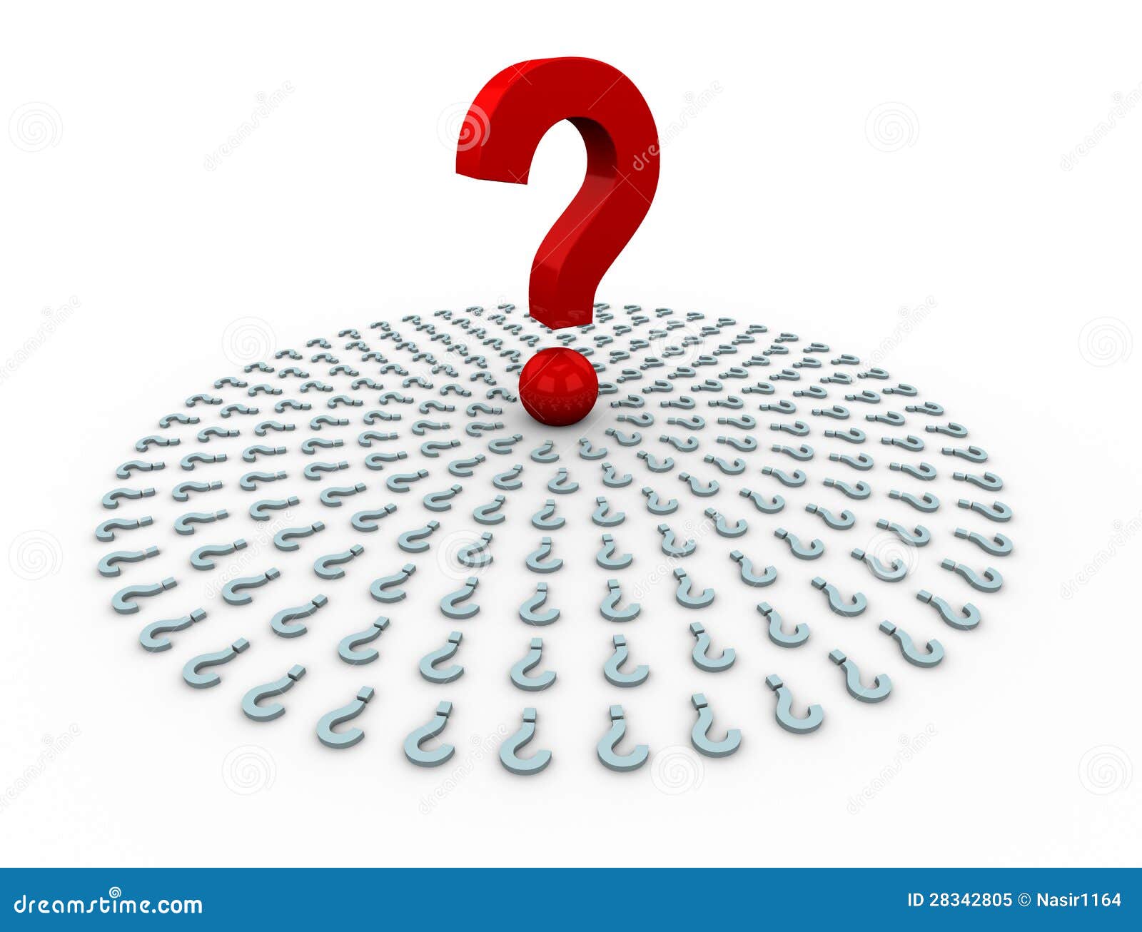 3d unique question mark stock illustration. Illustration of sign - 28342805
