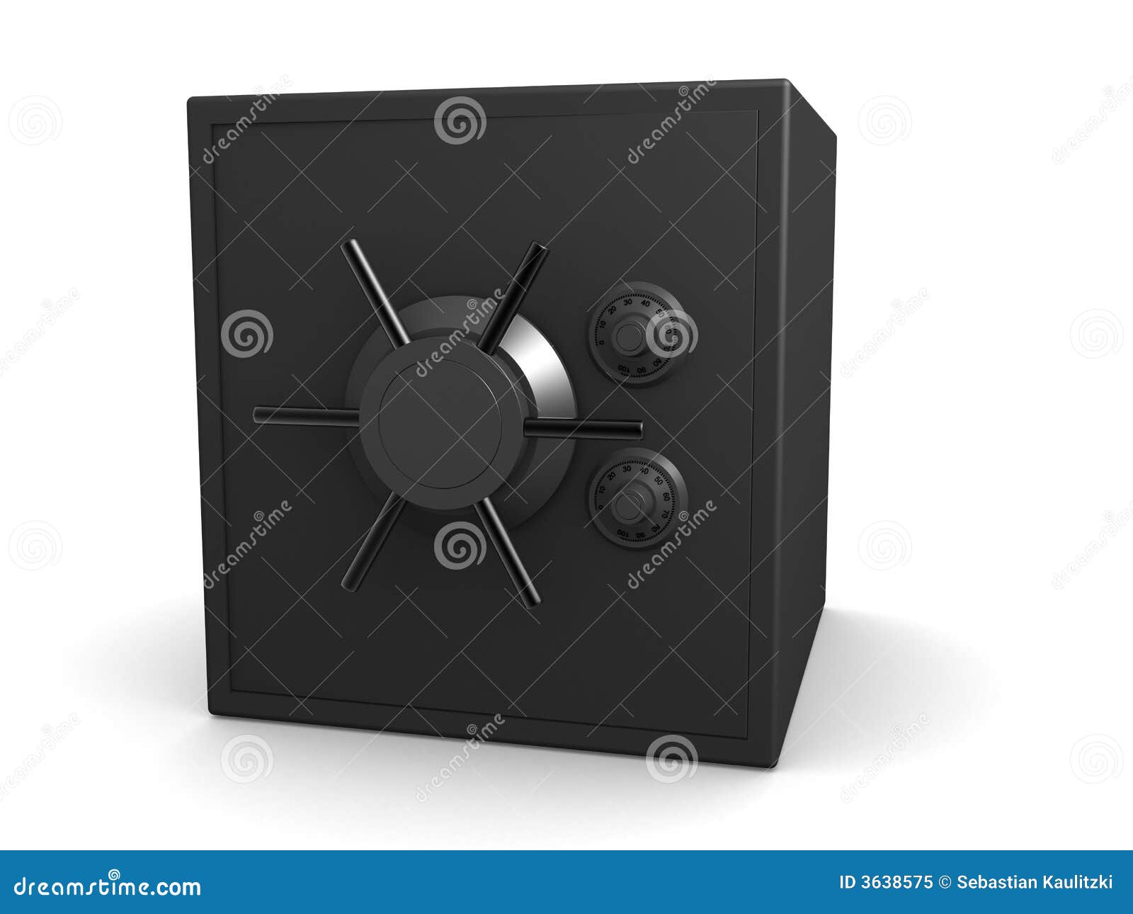 3d vault stock illustration. Illustration of dial, vault - 3638575