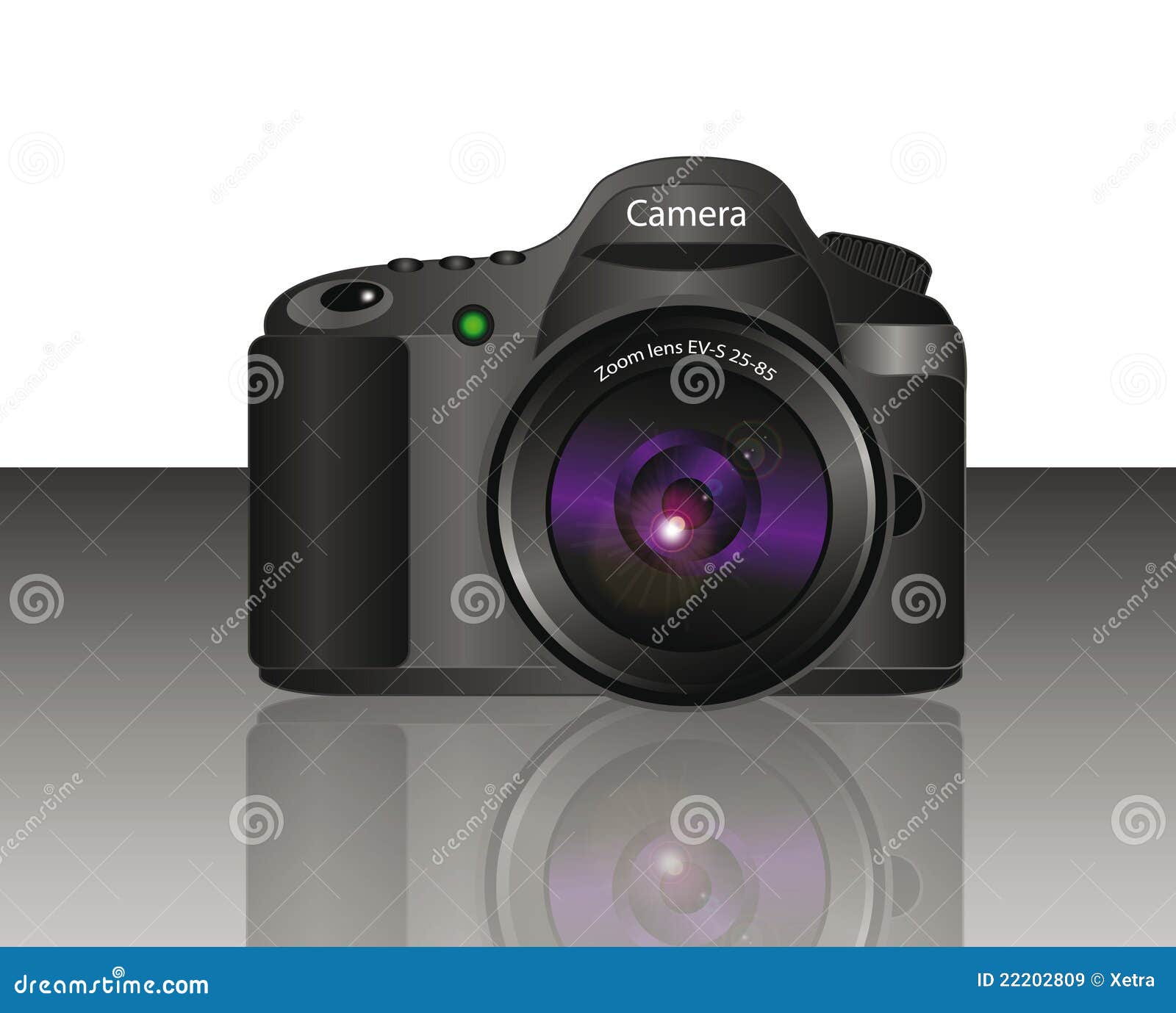 3D vector camera stock vector. Illustration of shutter - 22202809