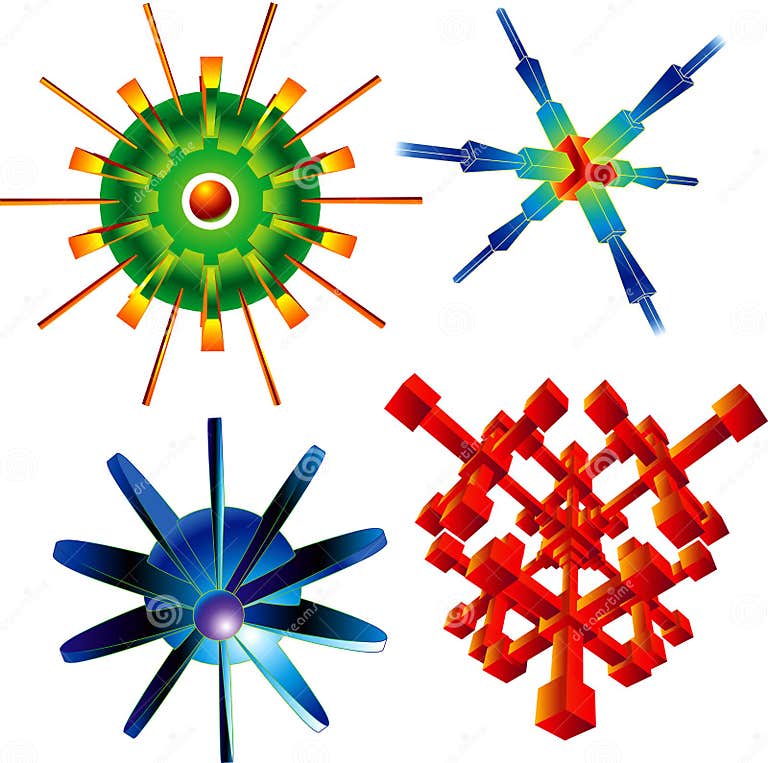 3D Vector design elements stock vector. Illustration of abstract - 1277822