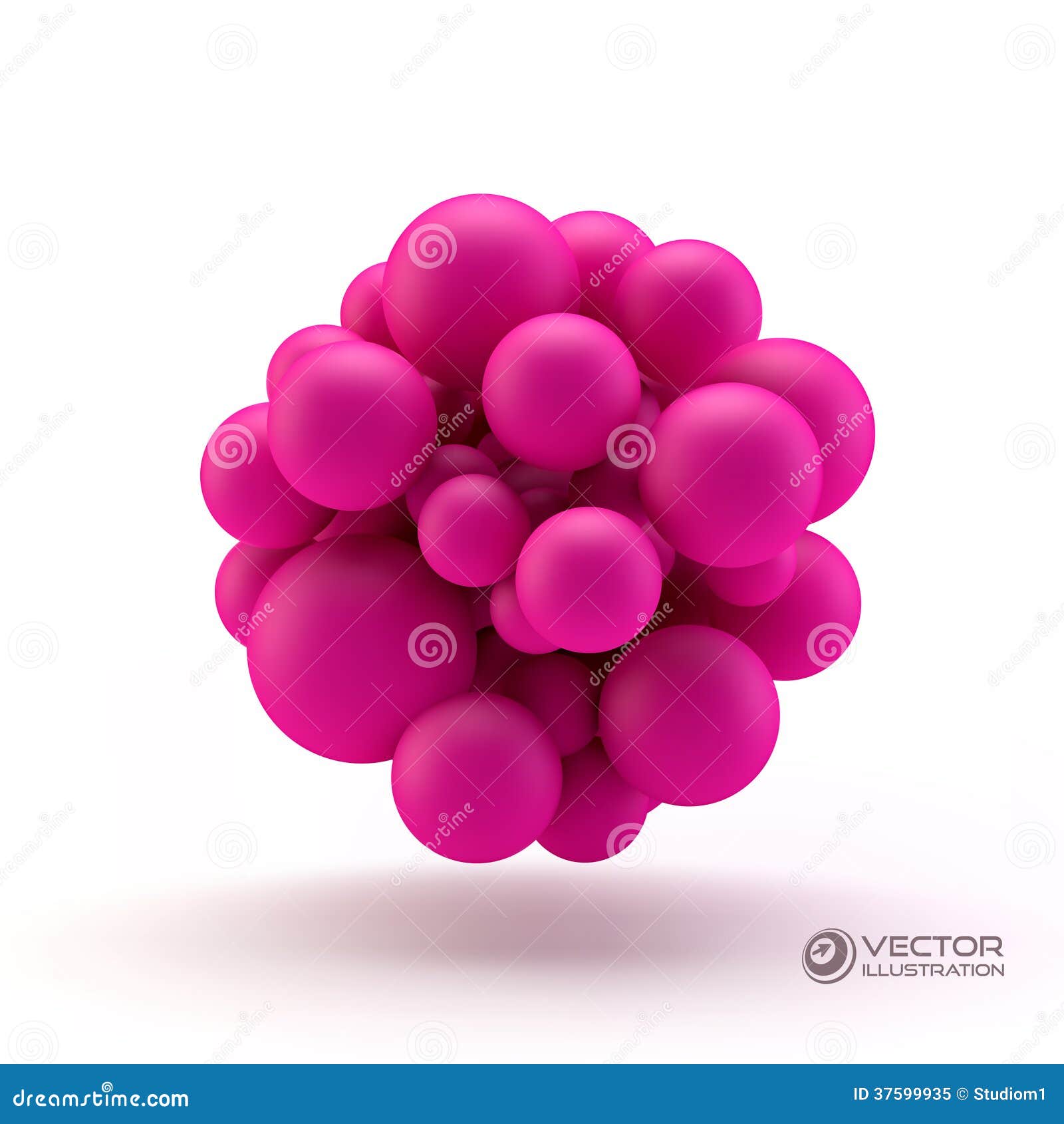 3D vector illustration stock vector. Illustration of eps10 - 37599935