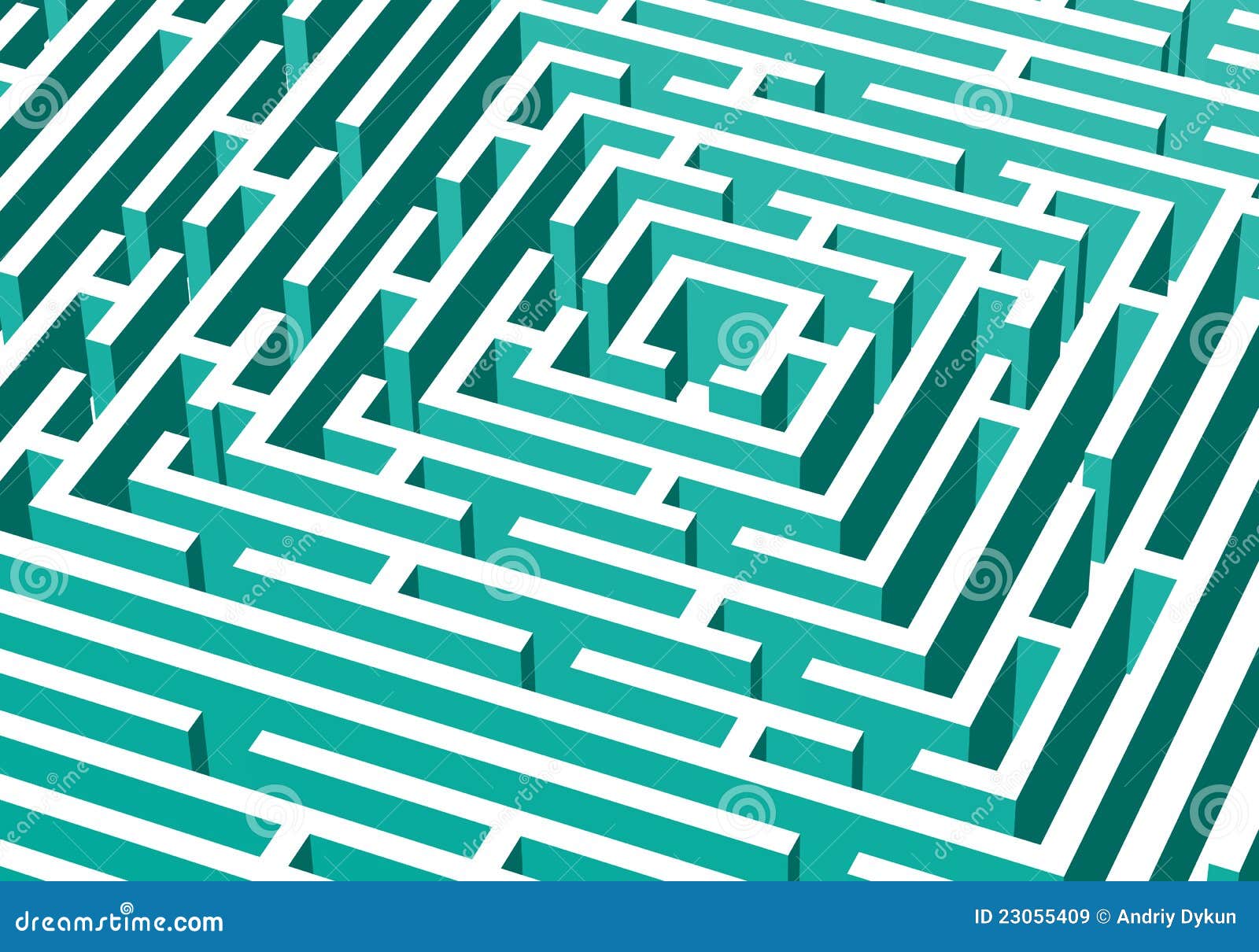 3d vector labyrinth stock vector. Illustration of direction - 23055409