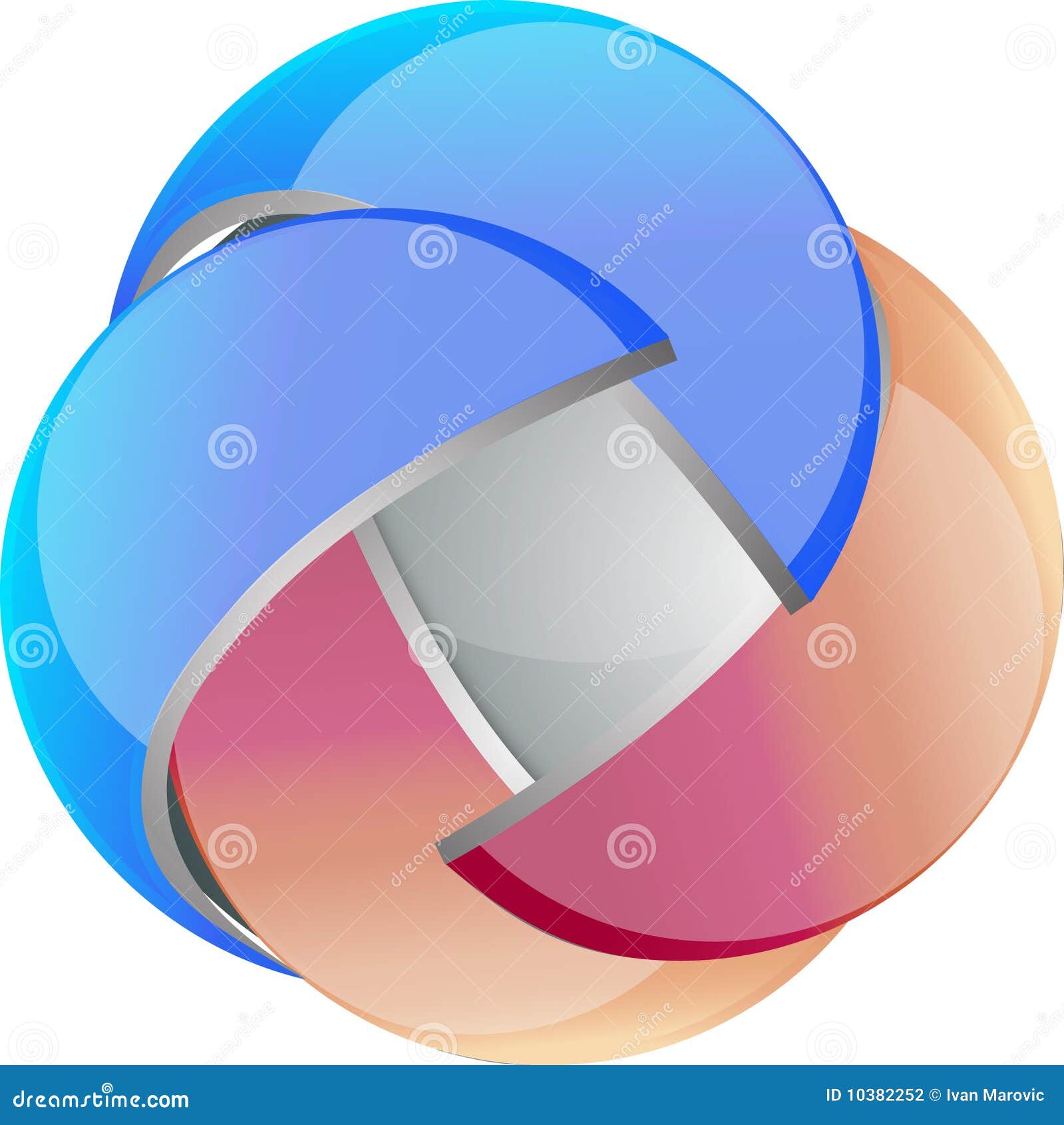 3D vector orb stock vector. Illustration of circle, shiny - 10382252