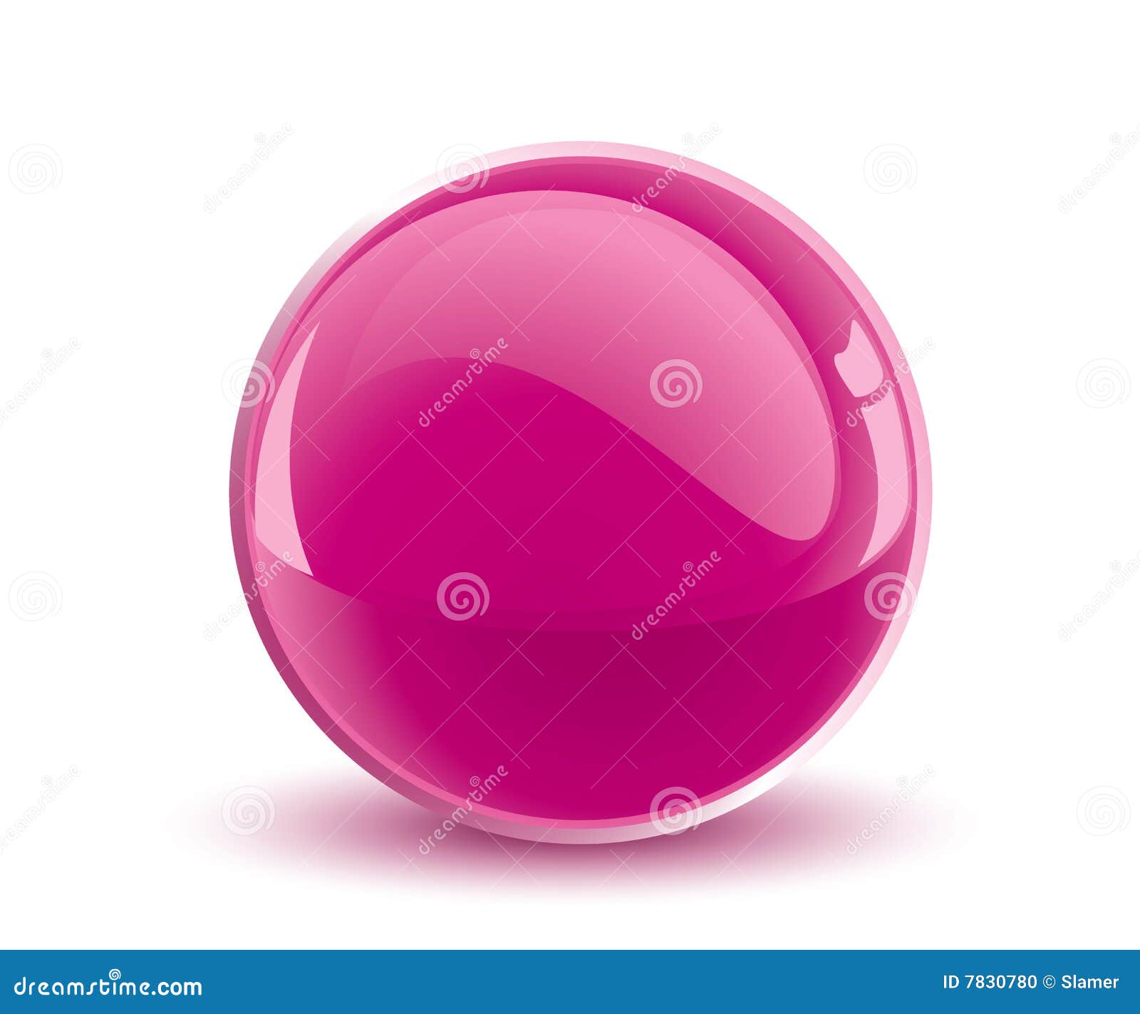 3d vector purple sphere stock vector. Illustration of shadow - 7830780