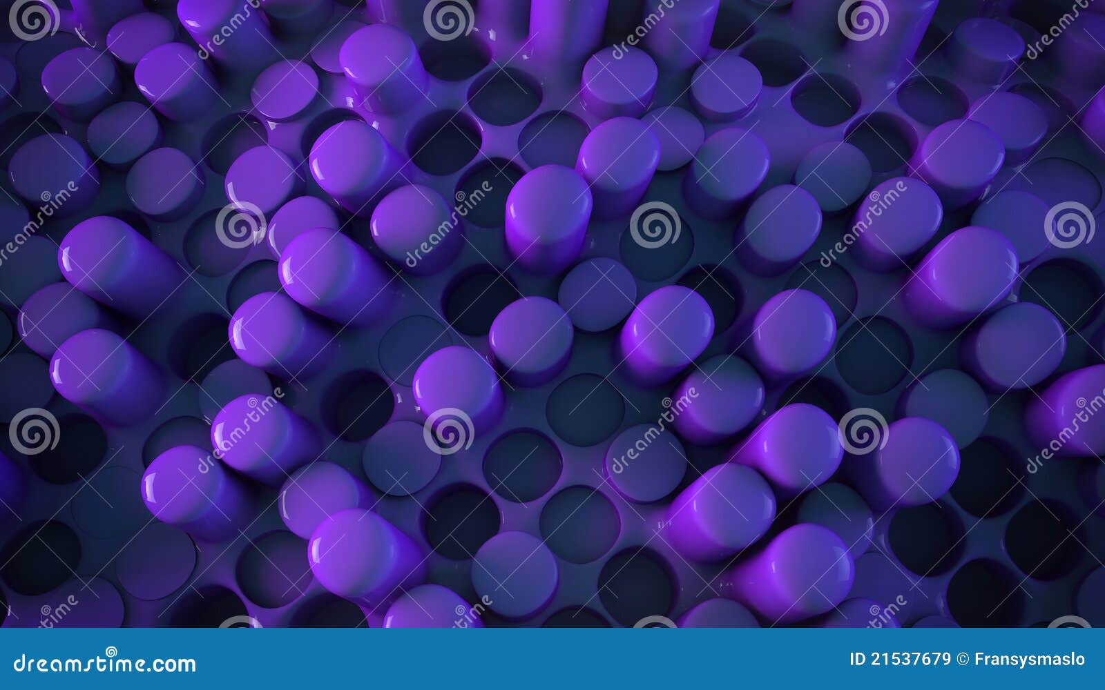 3d Violet Futuristic Abstraction Background Stock Illustration ...
