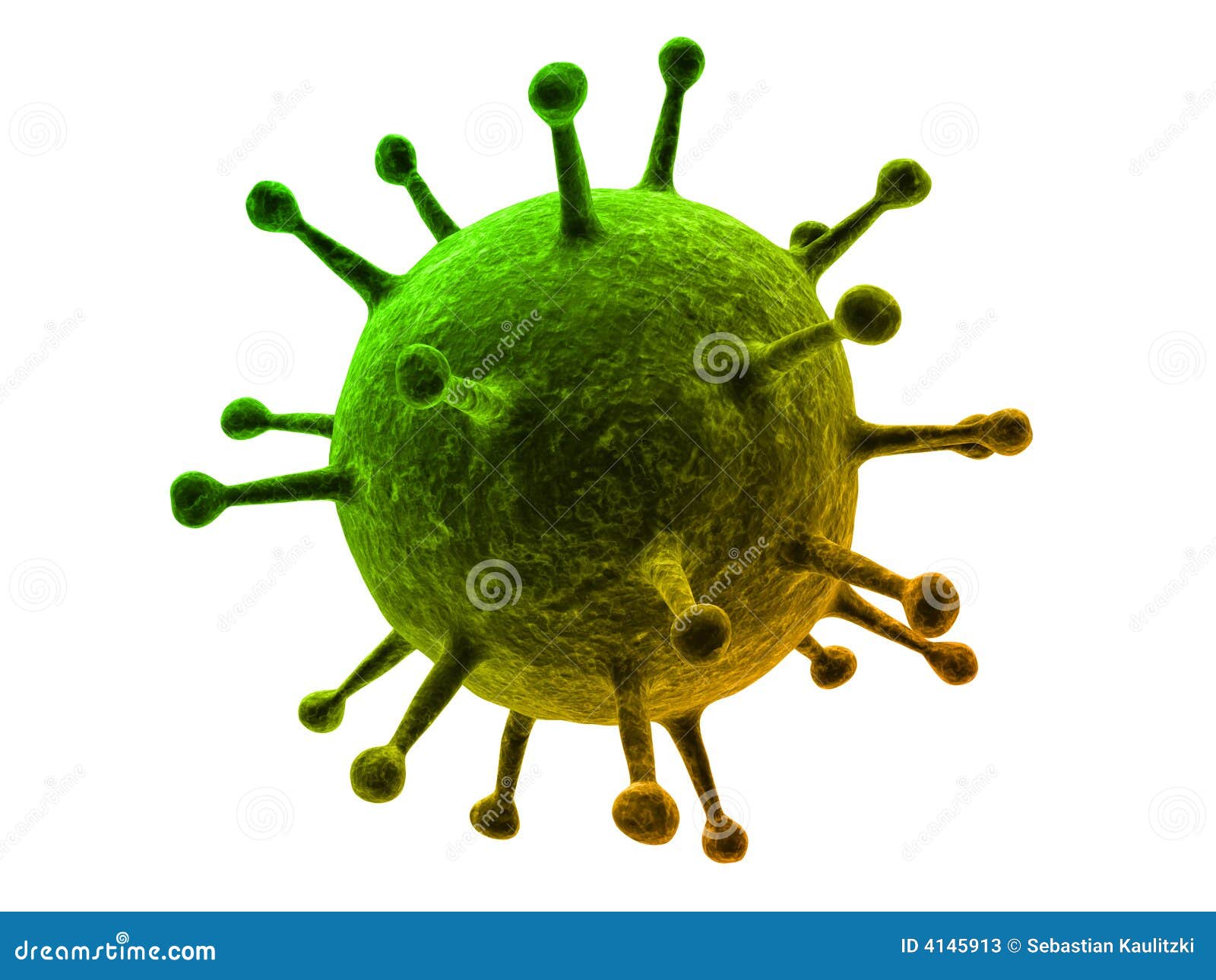 3d virus stock illustration. Illustration of microcosmic - 4145913