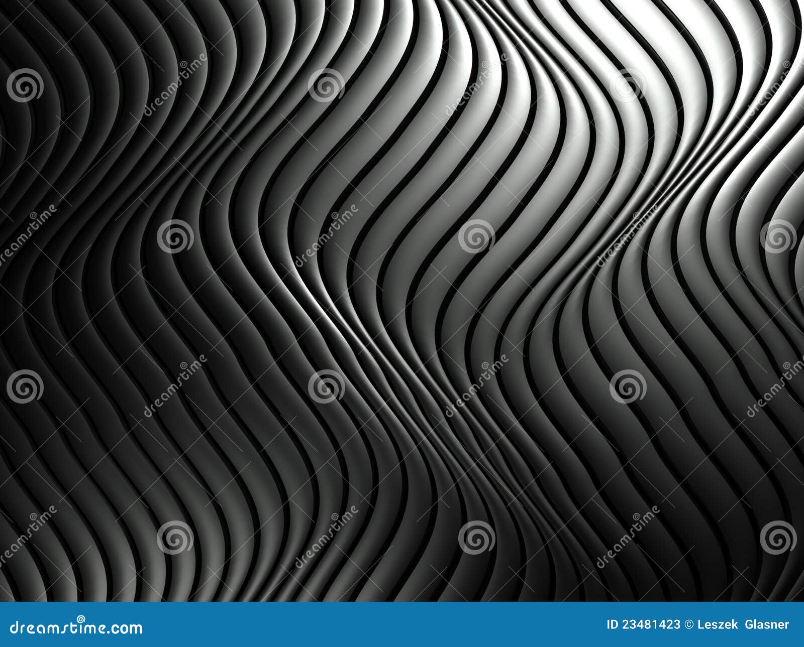 3d Wavy Aluminum Background Abstract Pattern Stock Illustration ...