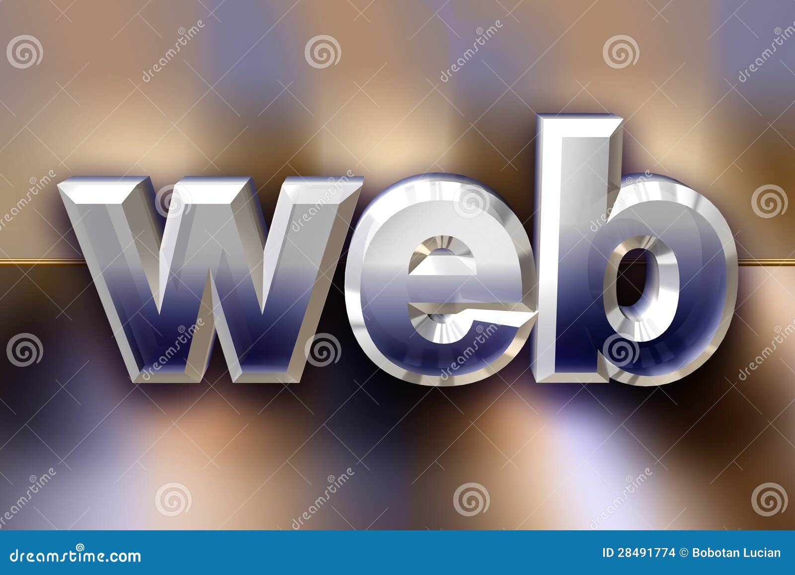 3d web letters stock illustration. Illustration of ebusiness - 28491774