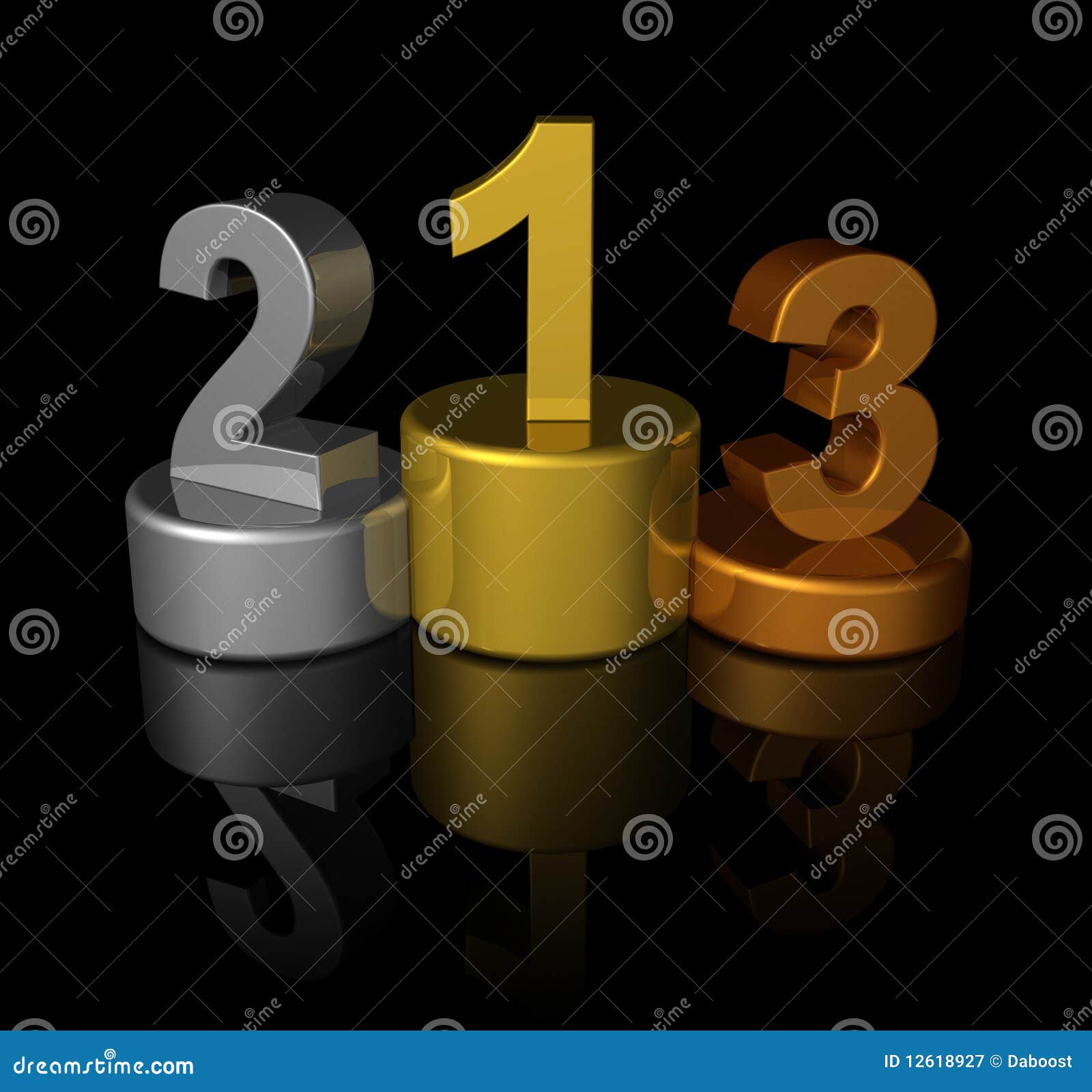 Number One.podium On A Transparent Background.lit White Scene.the ...