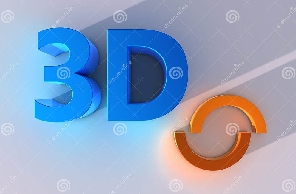 3d word stock illustration. Illustration of optical, format - 26374334