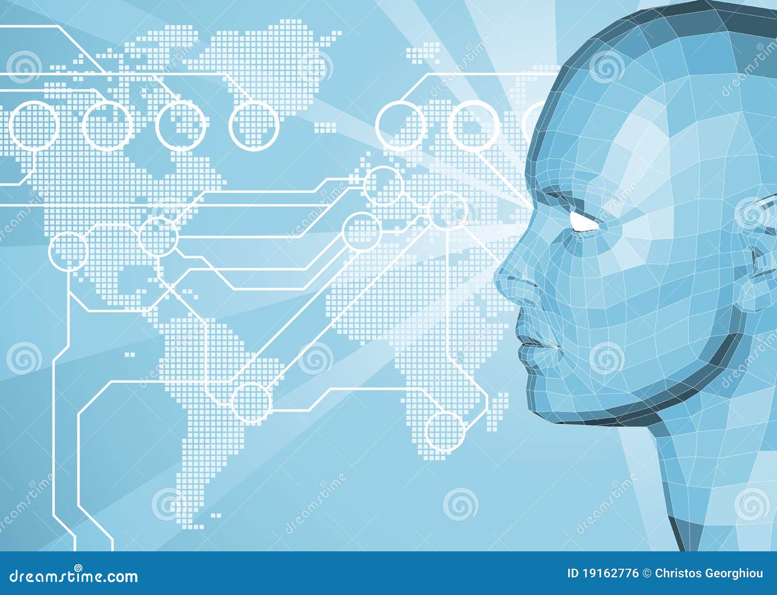 3D Word Communication Background Stock Vector - Illustration of ...