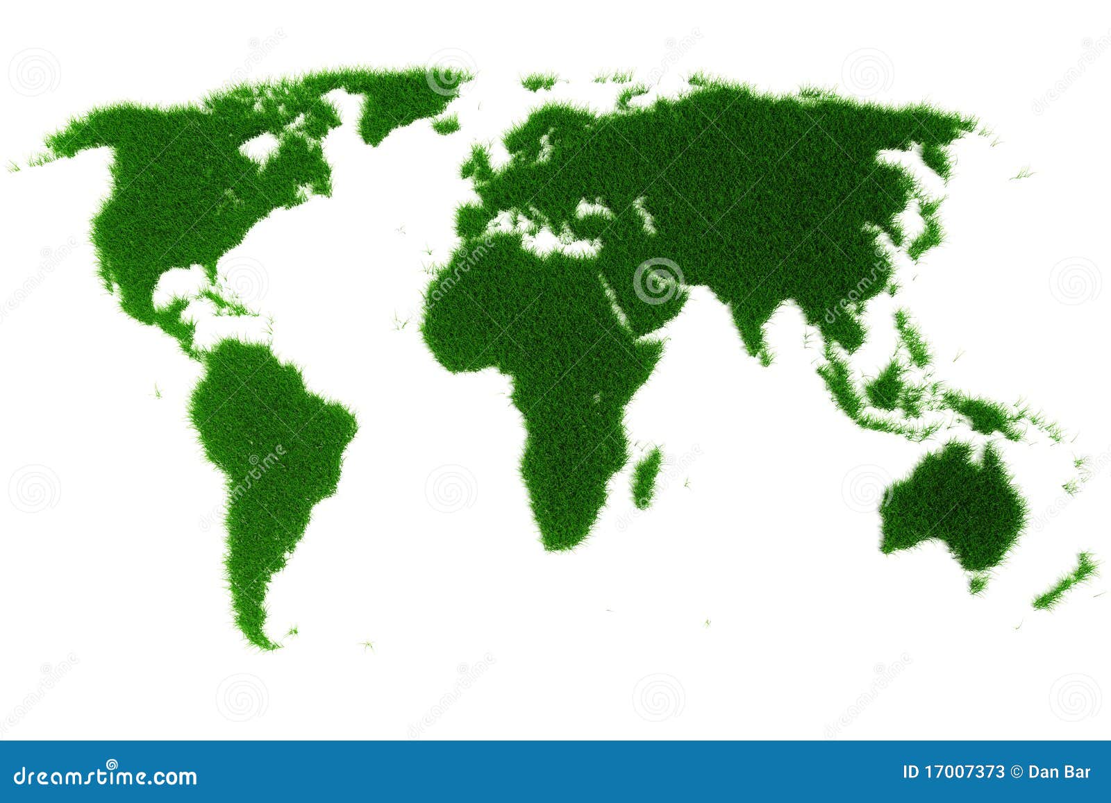 3d world map made of grass stock illustration. Illustration of grass ...