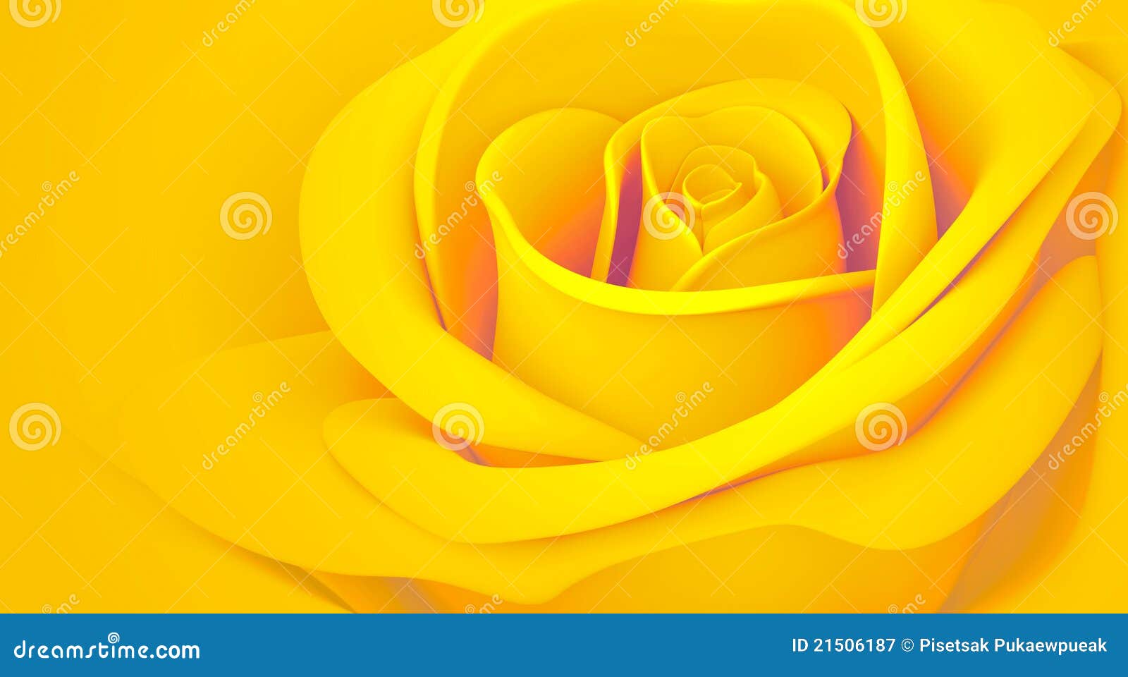 Yellow Rose Wallpaper 3d