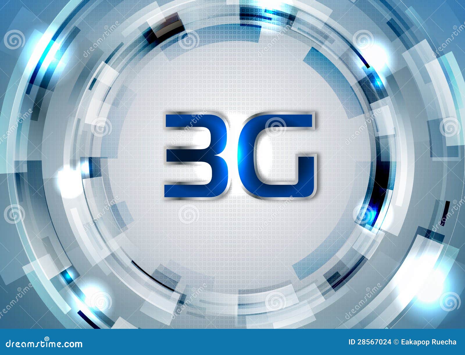 3G 4G blue background stock vector. Illustration of messaging - 28567024