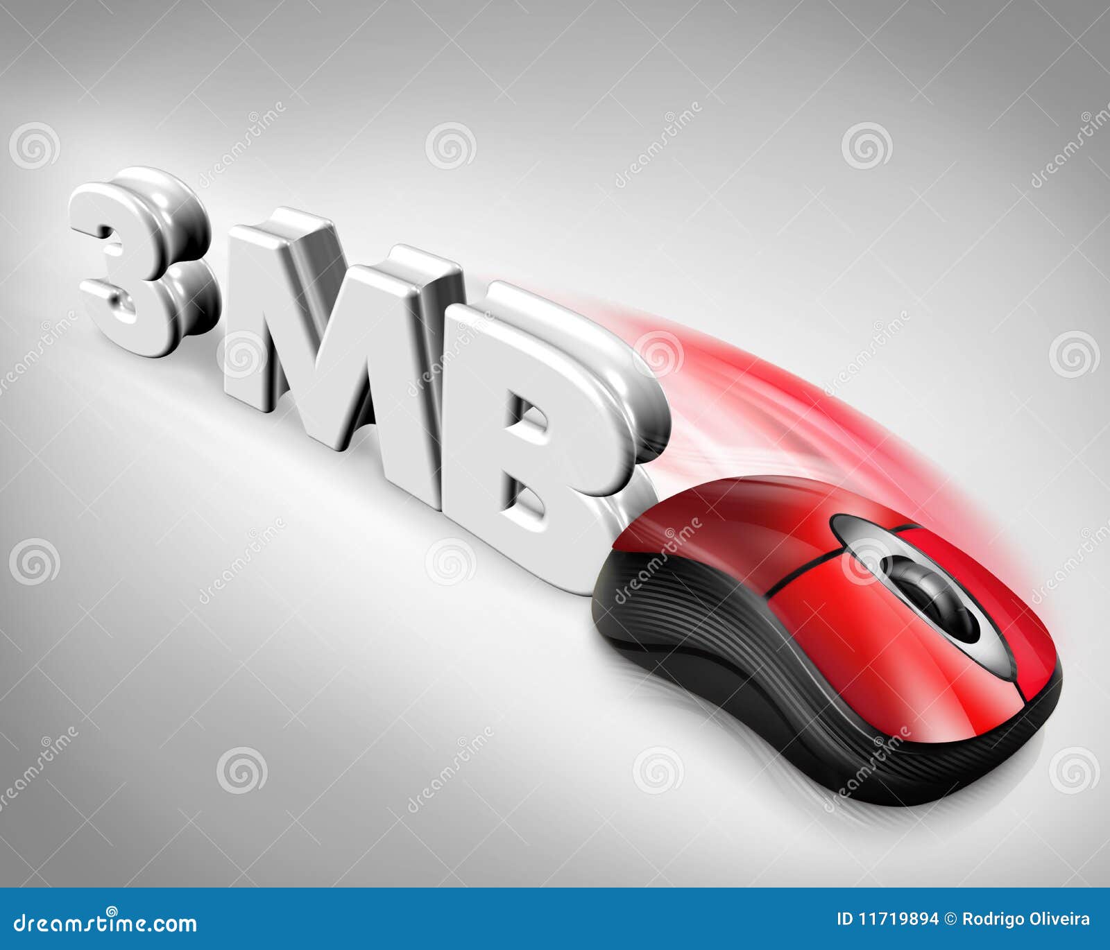 3MB speed mouse stock illustration. Illustration of rendering - 11719894