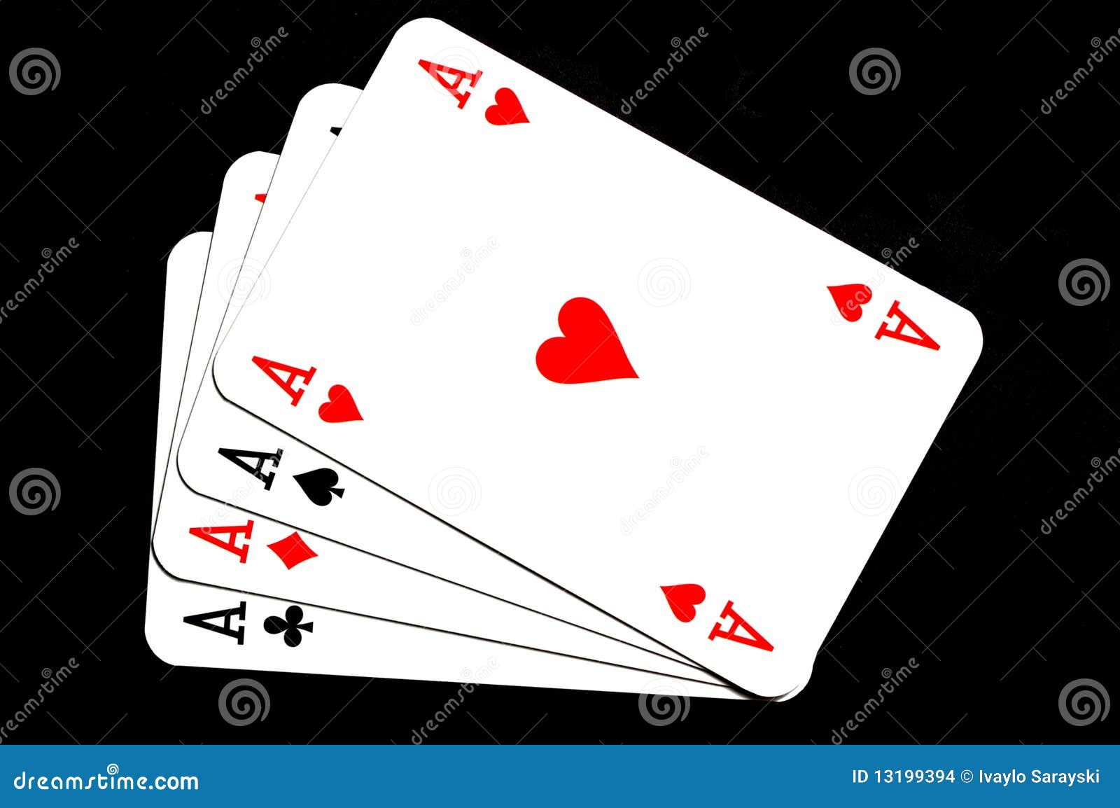 4 as photo stock. Image du pièce, coeurs, vegas, casino - 13199394