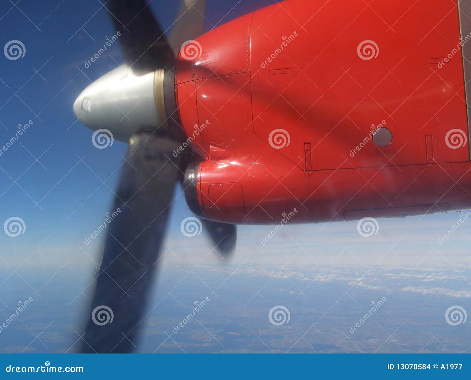 4 Blade Aeroplane Propeller Stock Photo - Image of speed, propeller ...