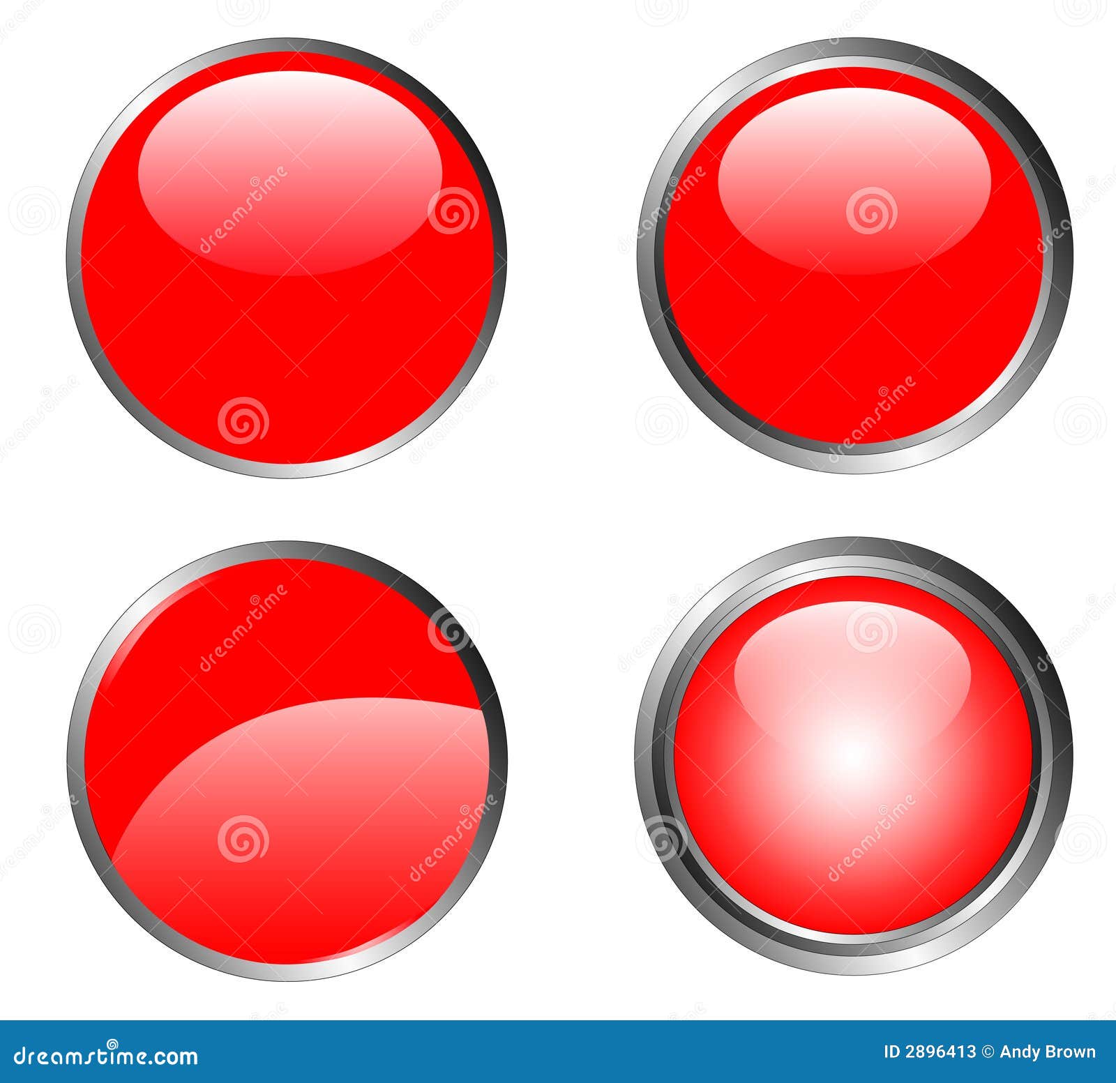 4 botones rojos con clase ilustración del vector. Ilustración de modelo ...