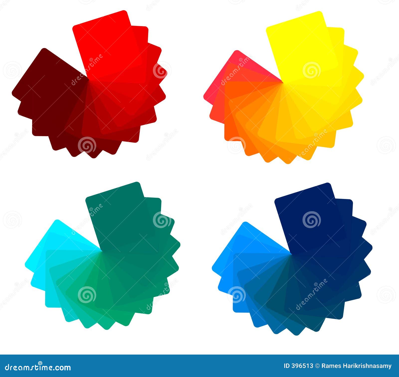 4 Color Tones. stock illustration. Illustration of linescreen - 396513