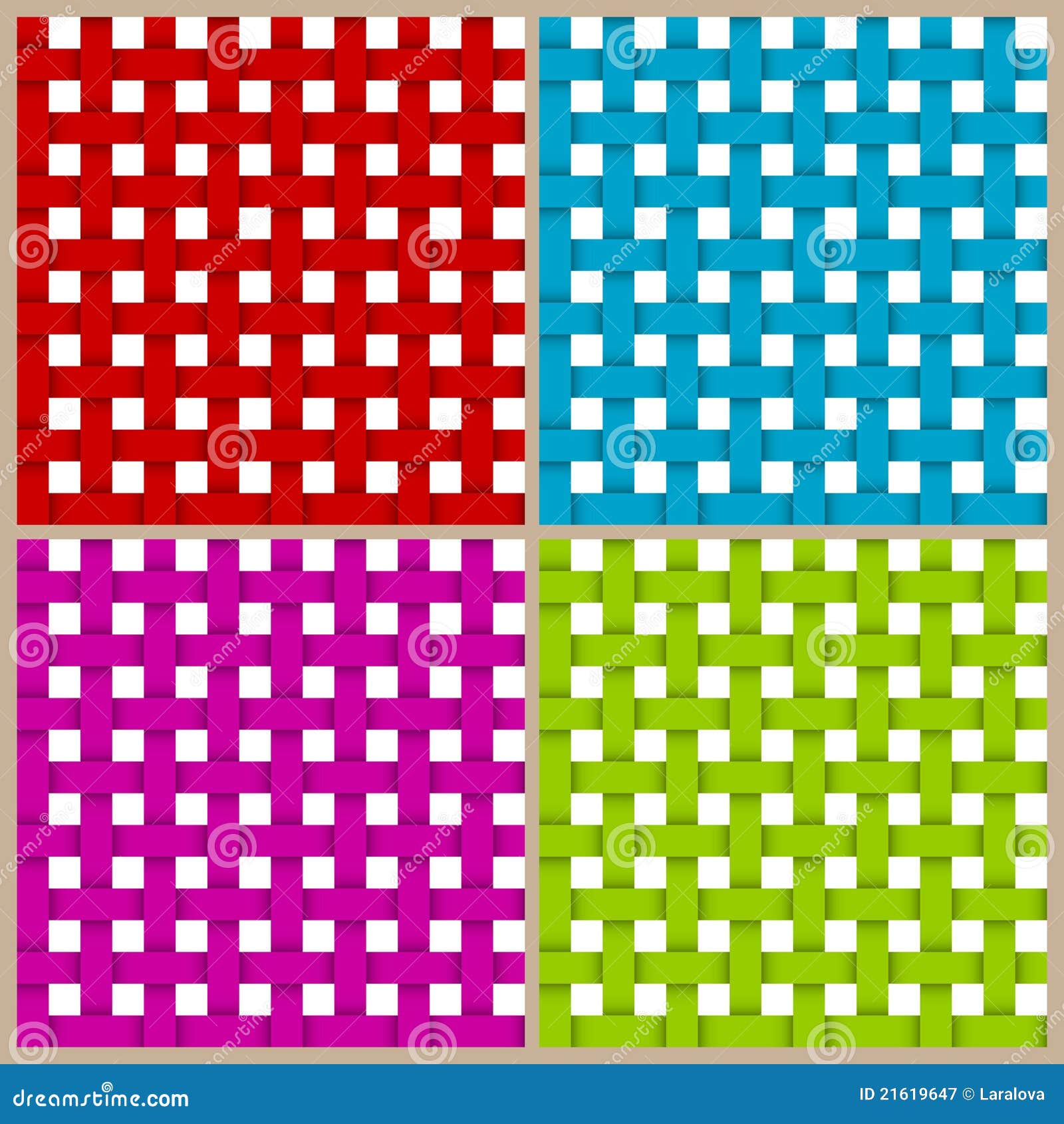 4 Colored Lines Seamless Pattern Stock Vector - Illustration of ...