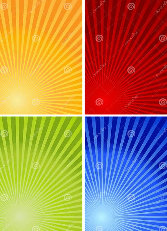 4 colorful backgrounds stock vector. Illustration of colored - 10908663